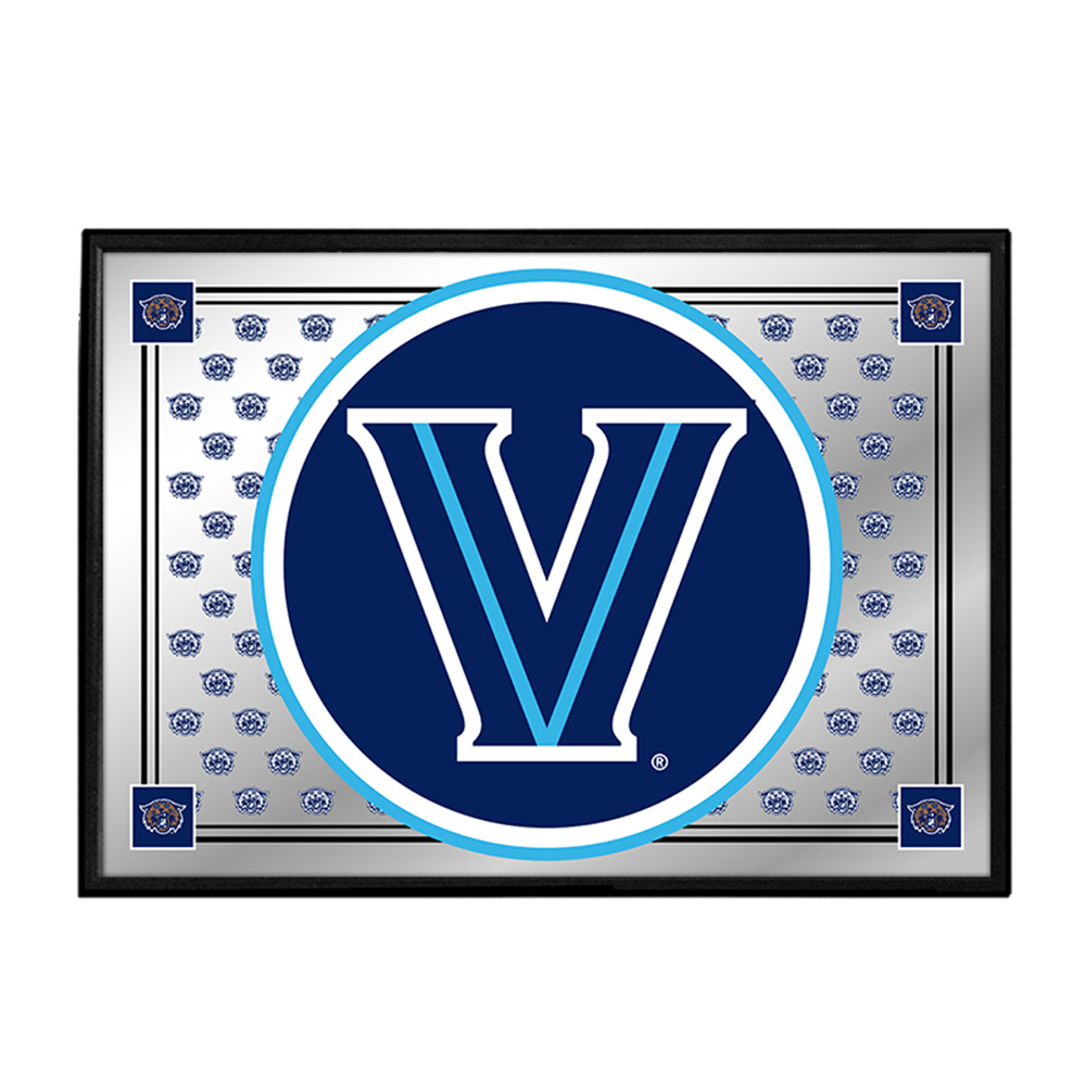 Villanova Cavaliers Team Spirit - Framed Mirrored Wall Sign