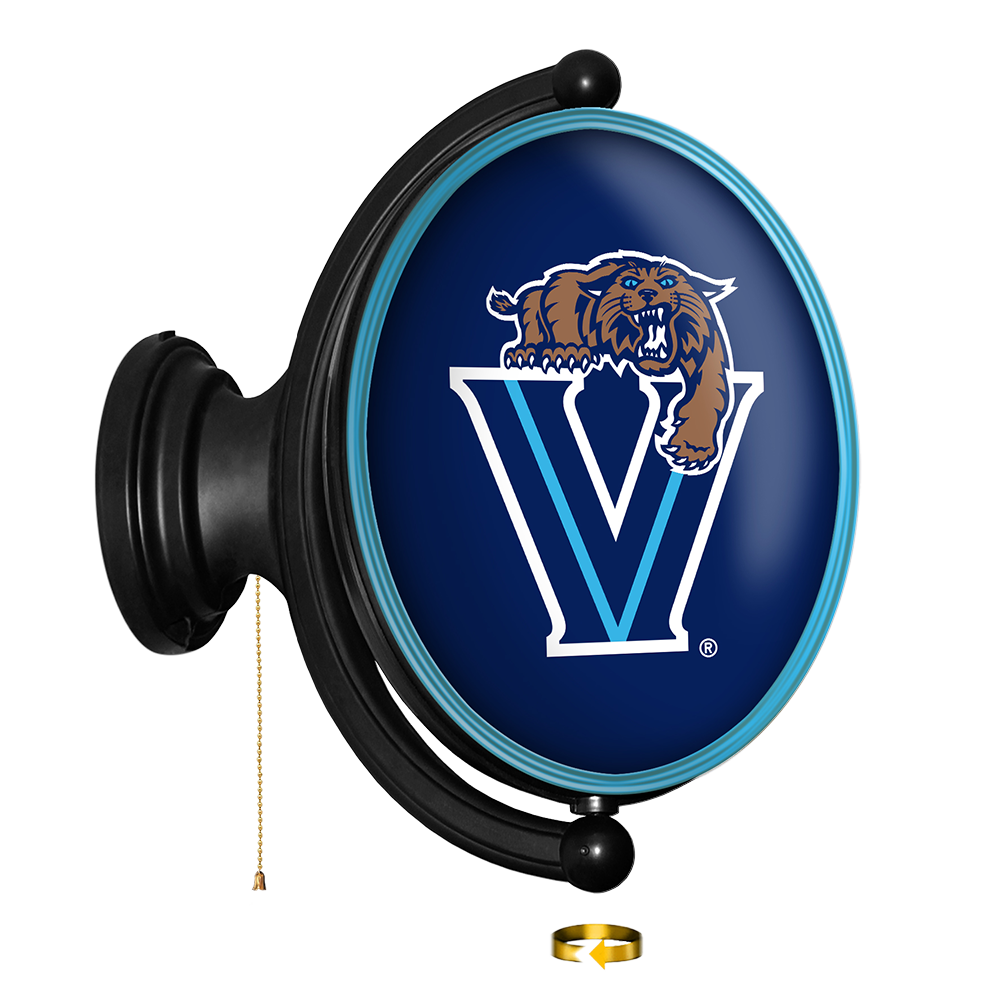 Villanova Wildcats: Wildcat - Original Oval Rotating Lighted Wall Sign