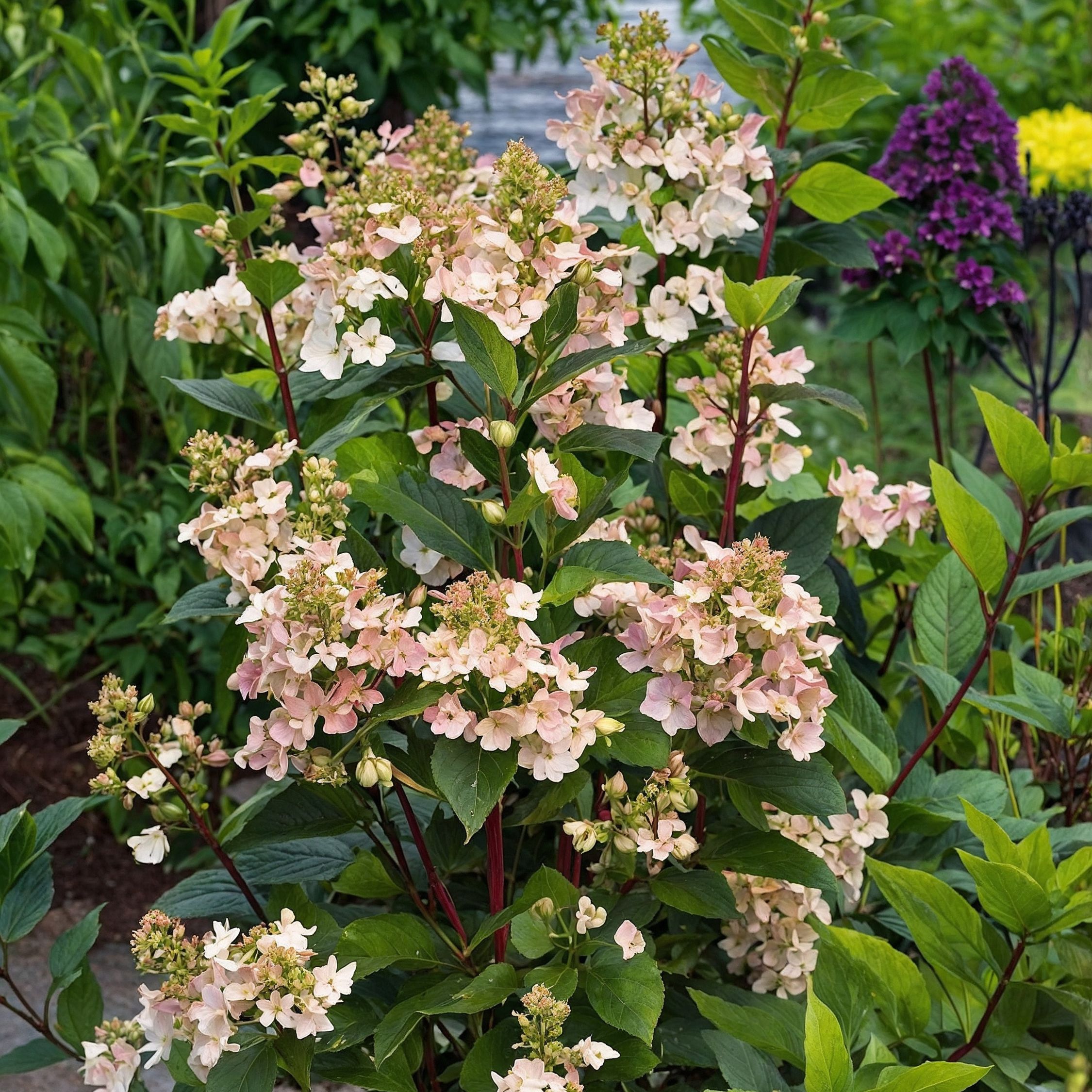 Pluimhortensia - Set van 2 - Hydrangea 'Early Harry' - Hoogte 25-40cm ...