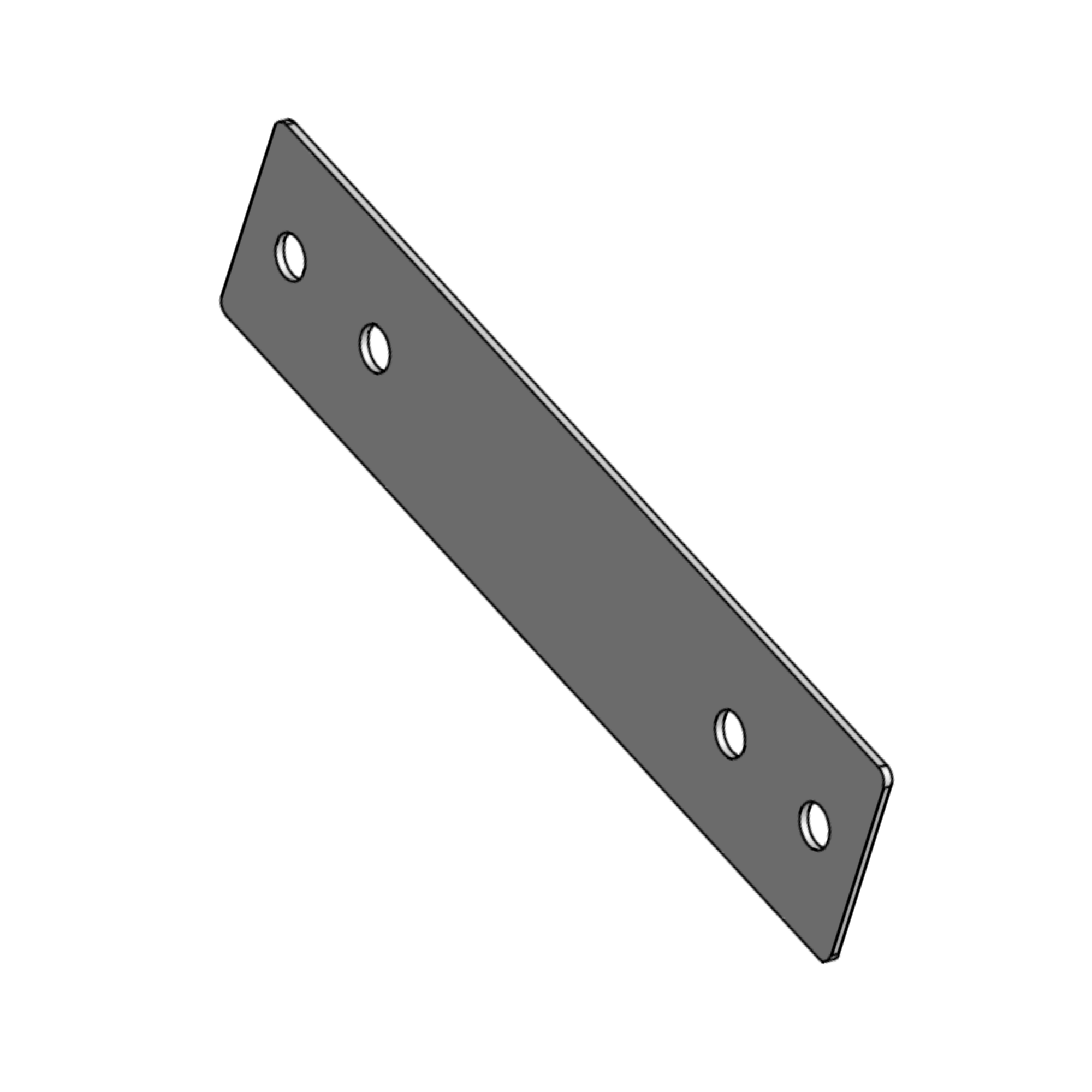 Tie Down 26396 4 in. x 18 in. Standard Grade 7 Gauge Steel Backing ...