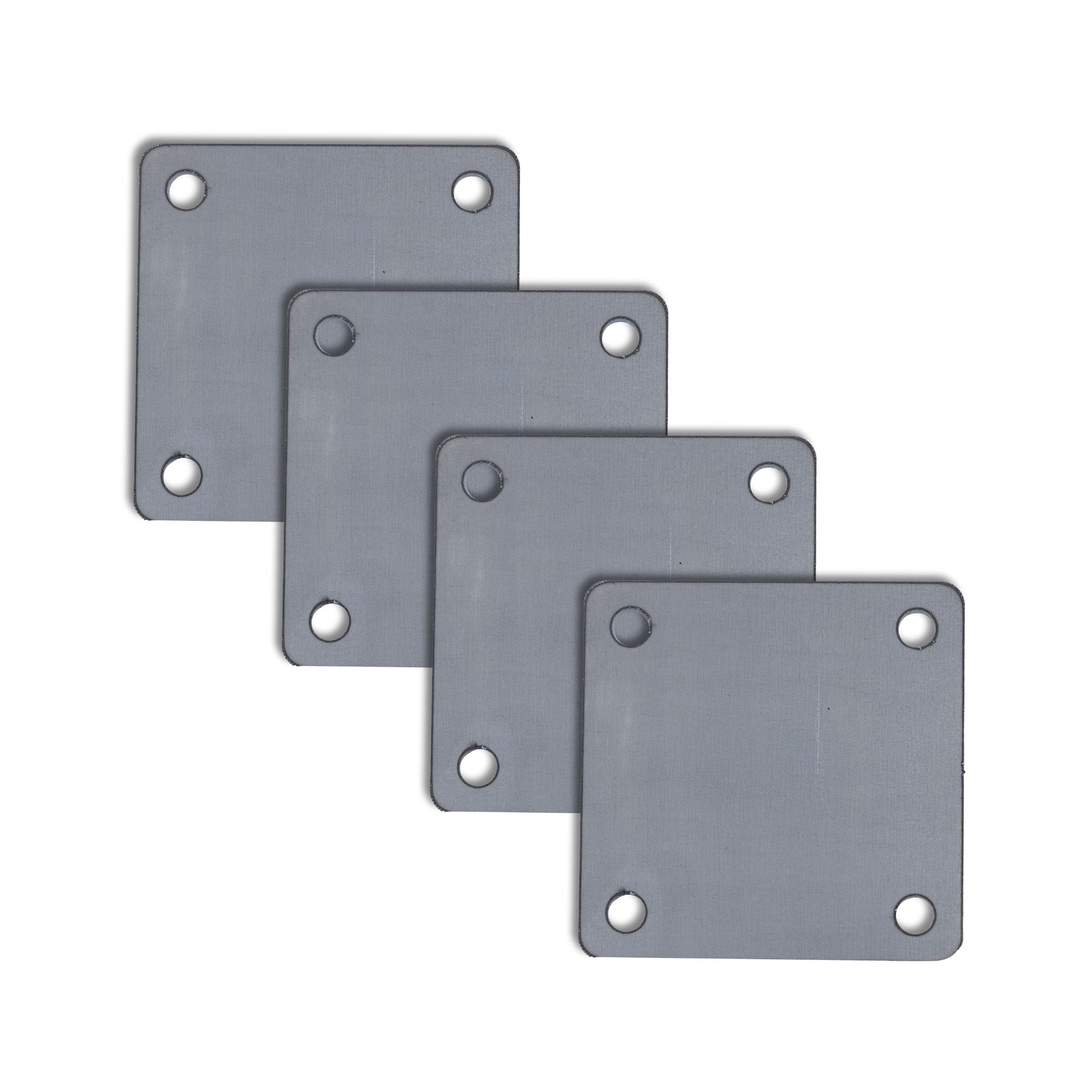 Tie Down 33034 Steel Mounting Plate with Holes, 4" x 4" x 1/4" (4-Pack ...