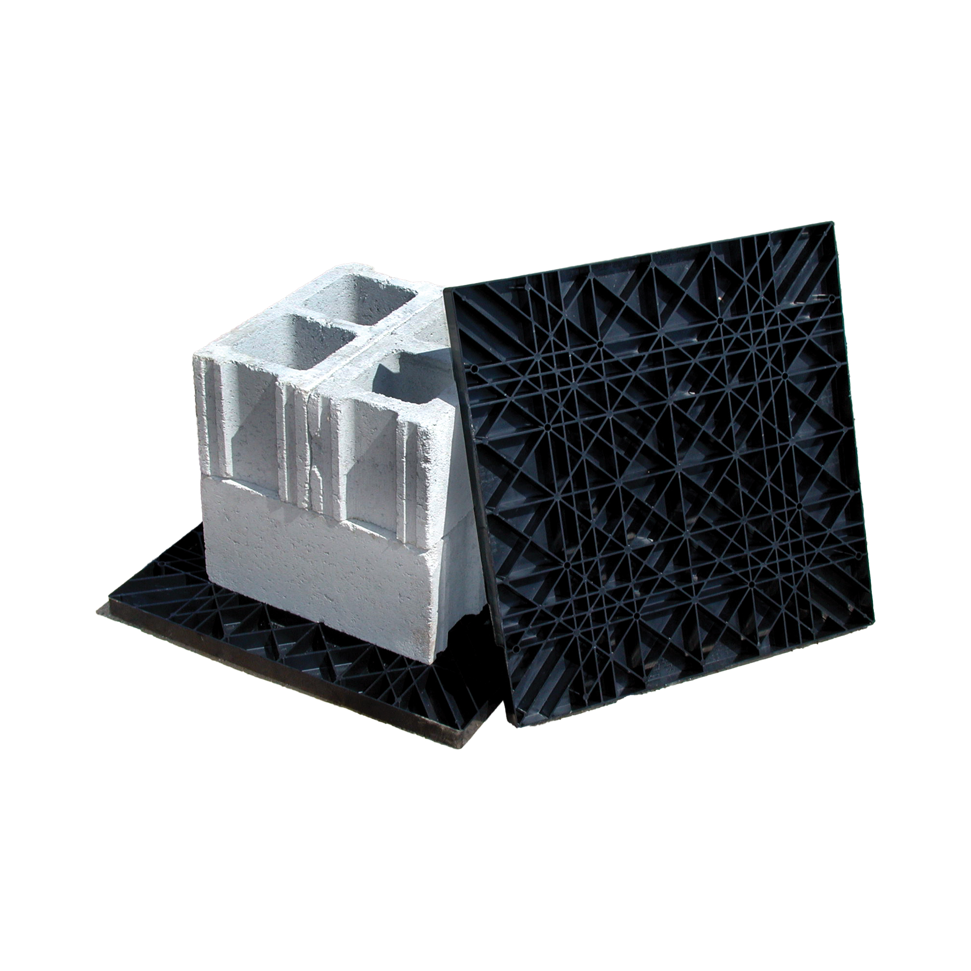 Tie Down 59303 24 in. x 24 in. ABS/PLASTIC FOUNDATION PADS for block ...