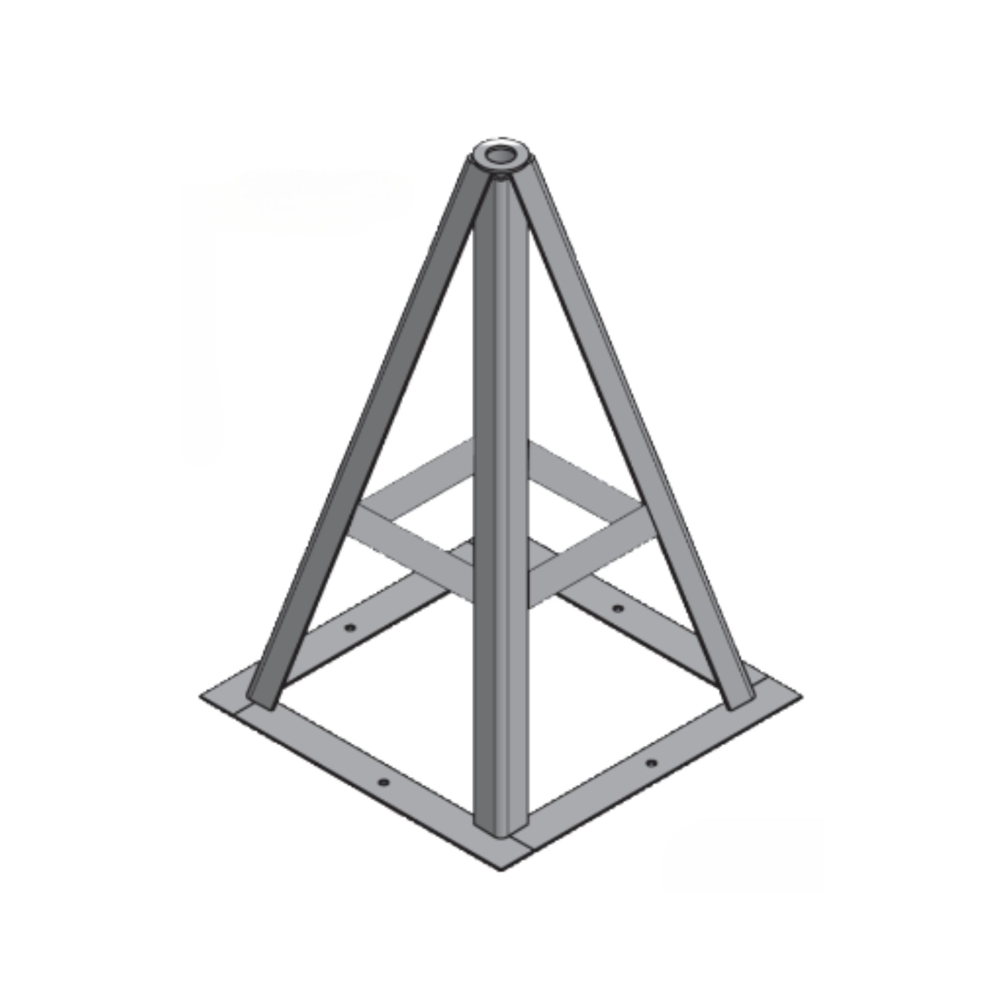 Tie Down MPP24 24 in. Steel Braced Support Piers, 6000 lb. Capacity ...