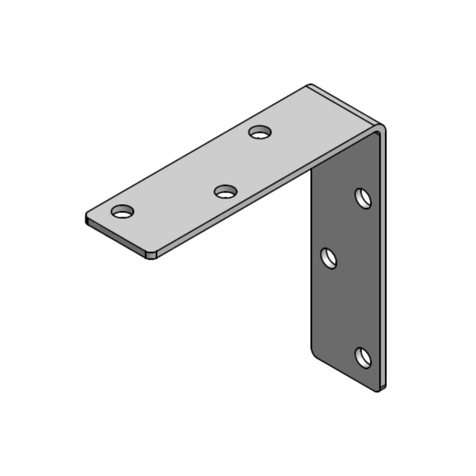 Tie Down 26379 10 in. x 3 in. Commercial Grade Angle Brackets | Tie Down