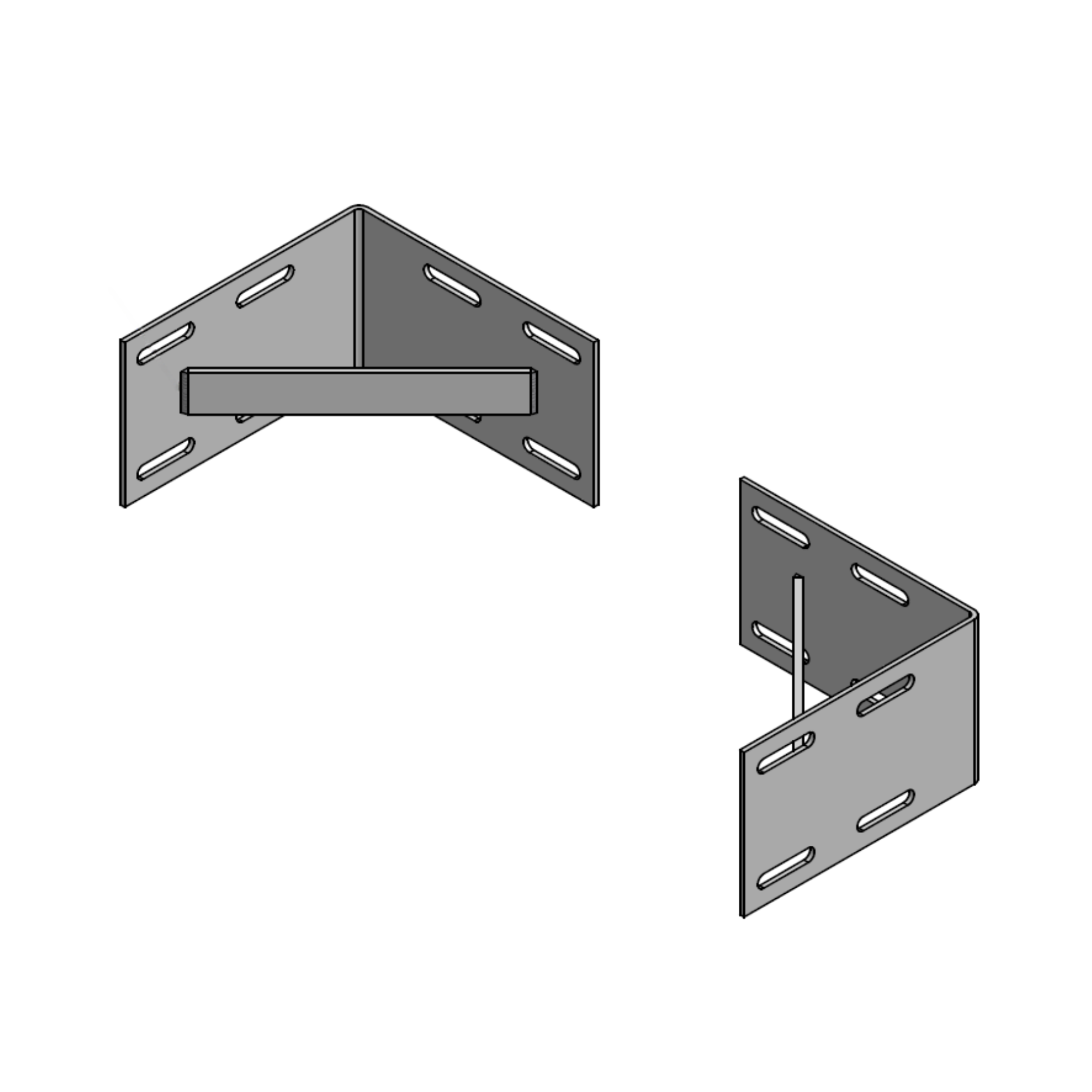 Tie Down 26524 8-1/4 in. x 5 in. Standard Grade Inside Corner | Tie Down