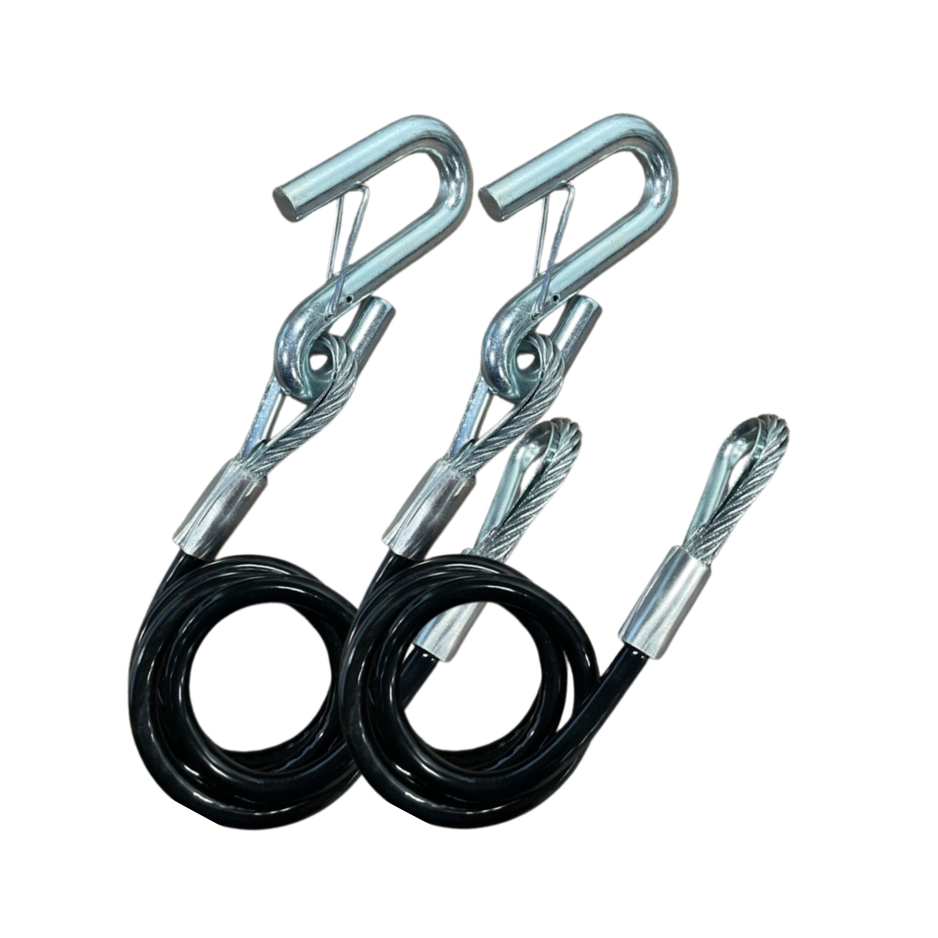Tie Down 59545 Black Vinyl Jacketed HITCH CABLES, 7000 lbs. Capacity ...