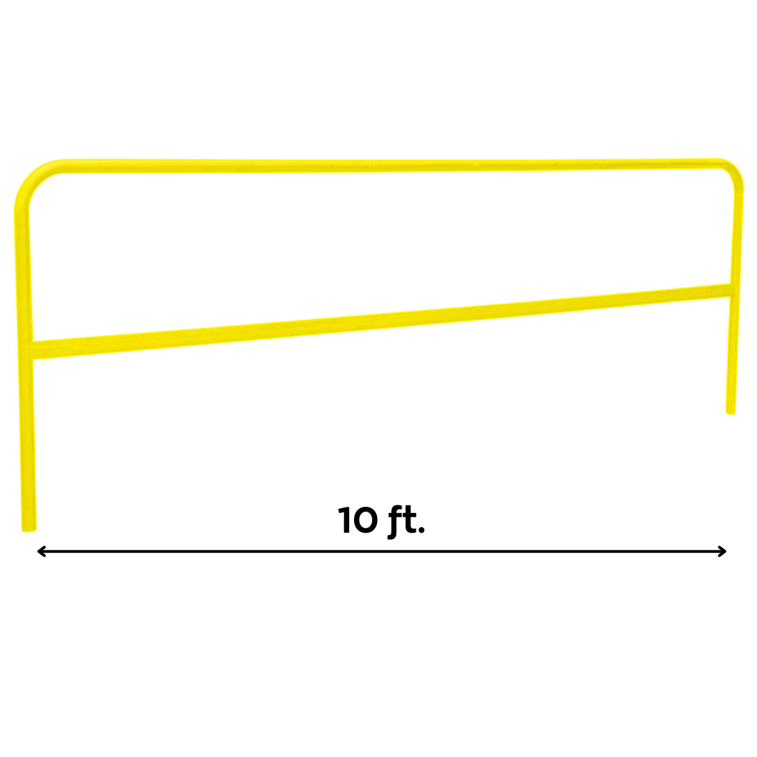 Tie Down 70758 10 ft. Yellow Guardrail | Tie Down