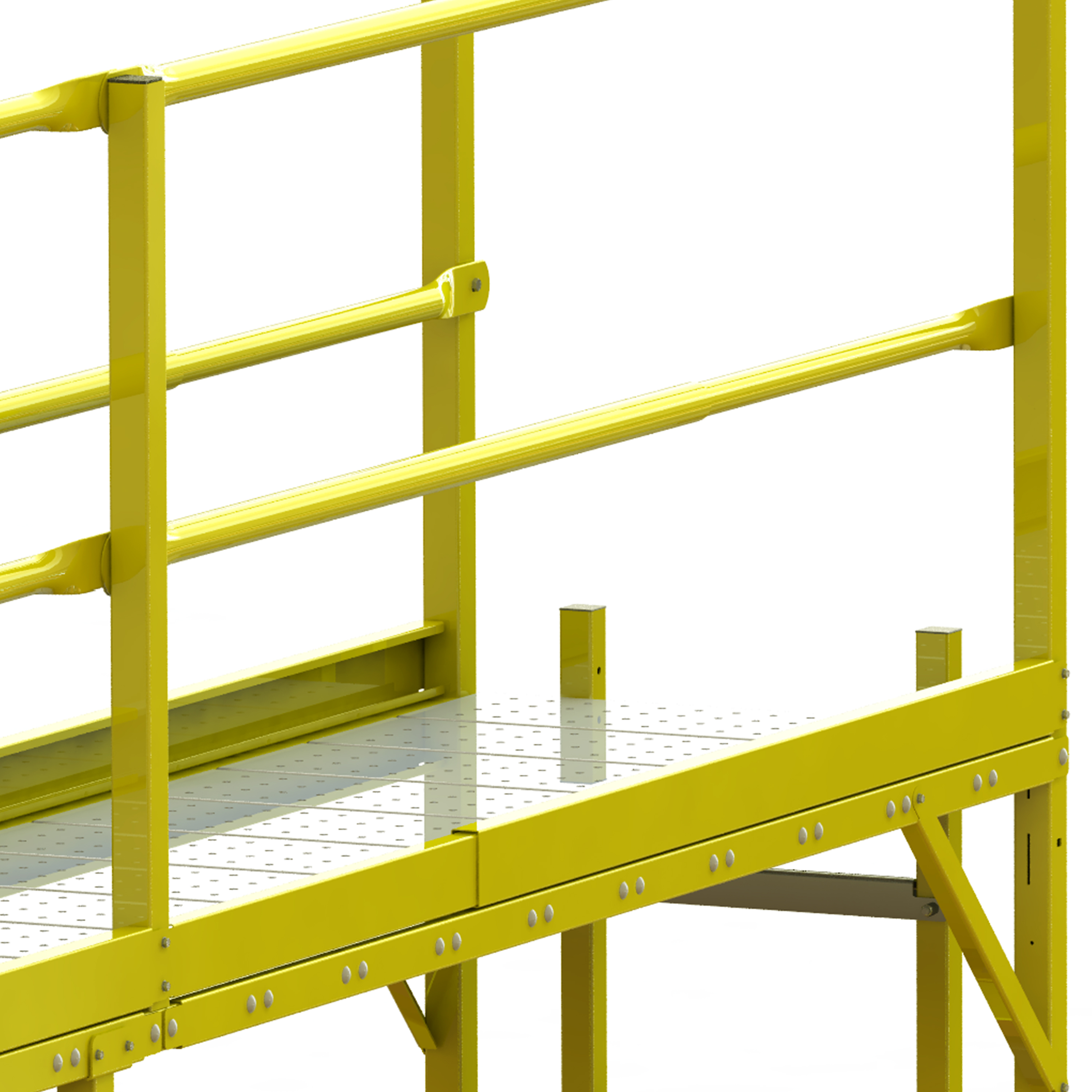 Tie Down 73068 4 ft. - 7.5 ft. Platform Crossover Toeboard | Tie Down