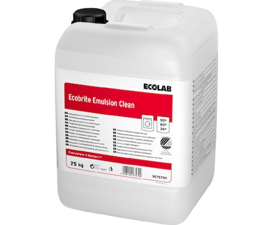 Ecolab - Ecobrite Emulsion Clean 25kg, tauþvottaefni
