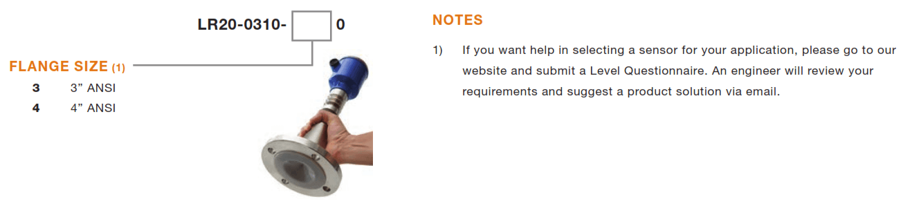Flowline :: LR20 | EchoPulse Radar Liquid Level Sensor Transmitter