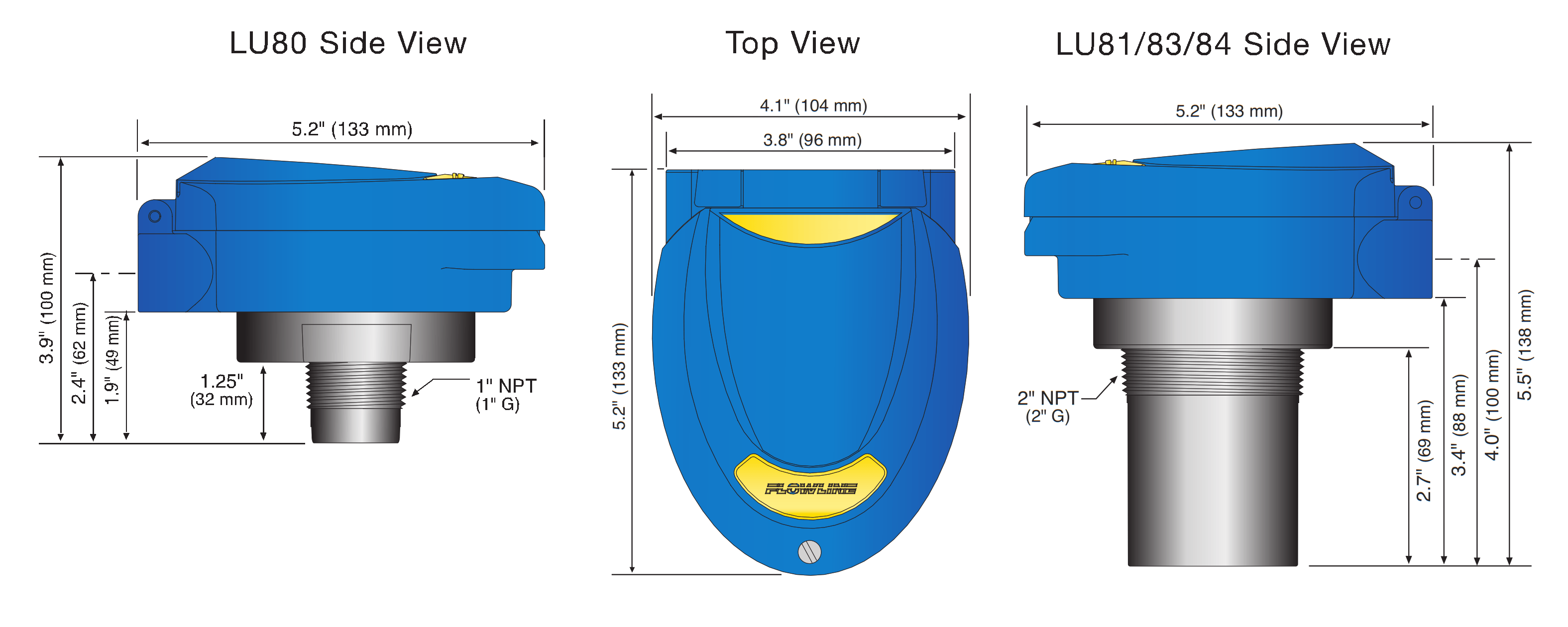 Flowline :: LU80-84 | EchoSpan Ultrasonic Liquid Level Sensor Transmitter