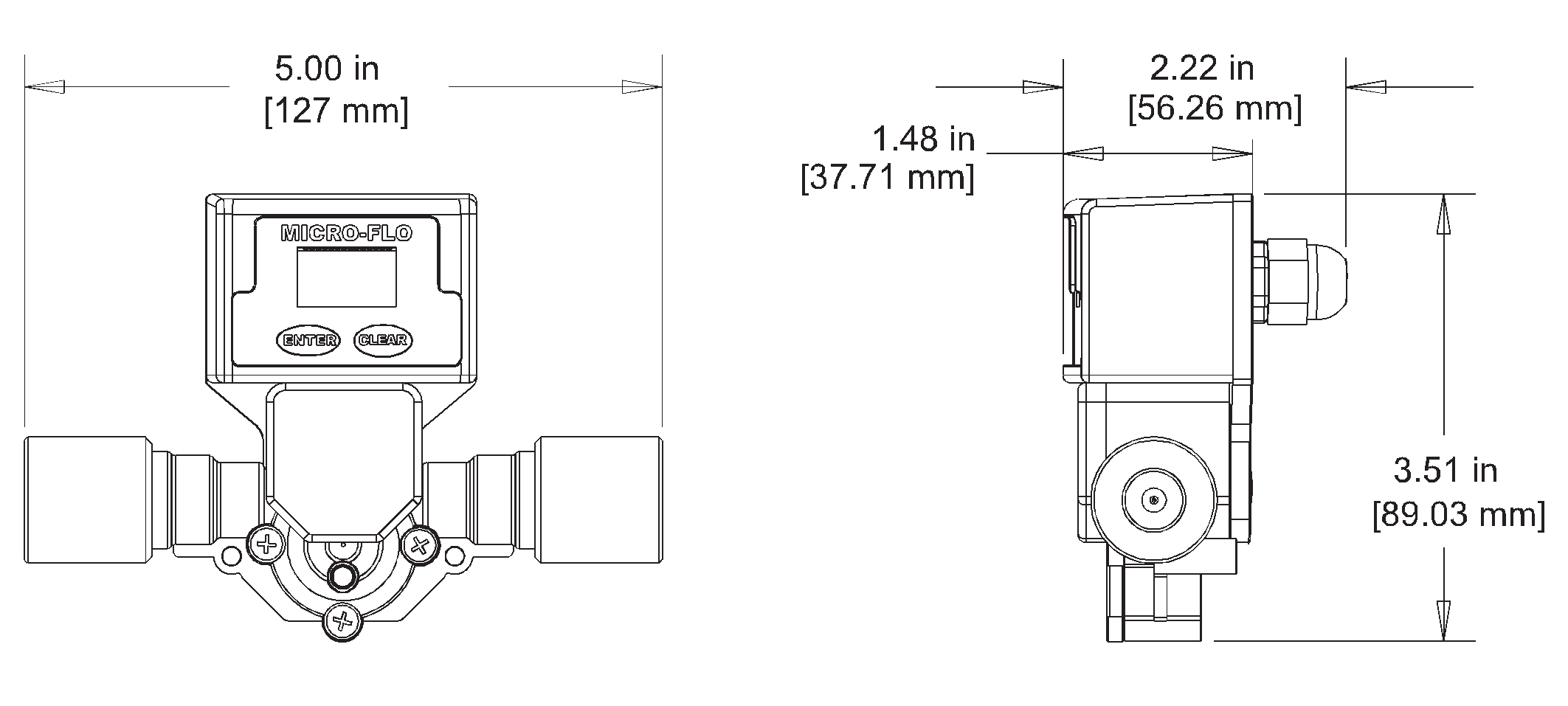 Blue-White :: FV1-301-3V | MICROFLO FV 200-2000 MLM 0.50" FPT VIT 115V
