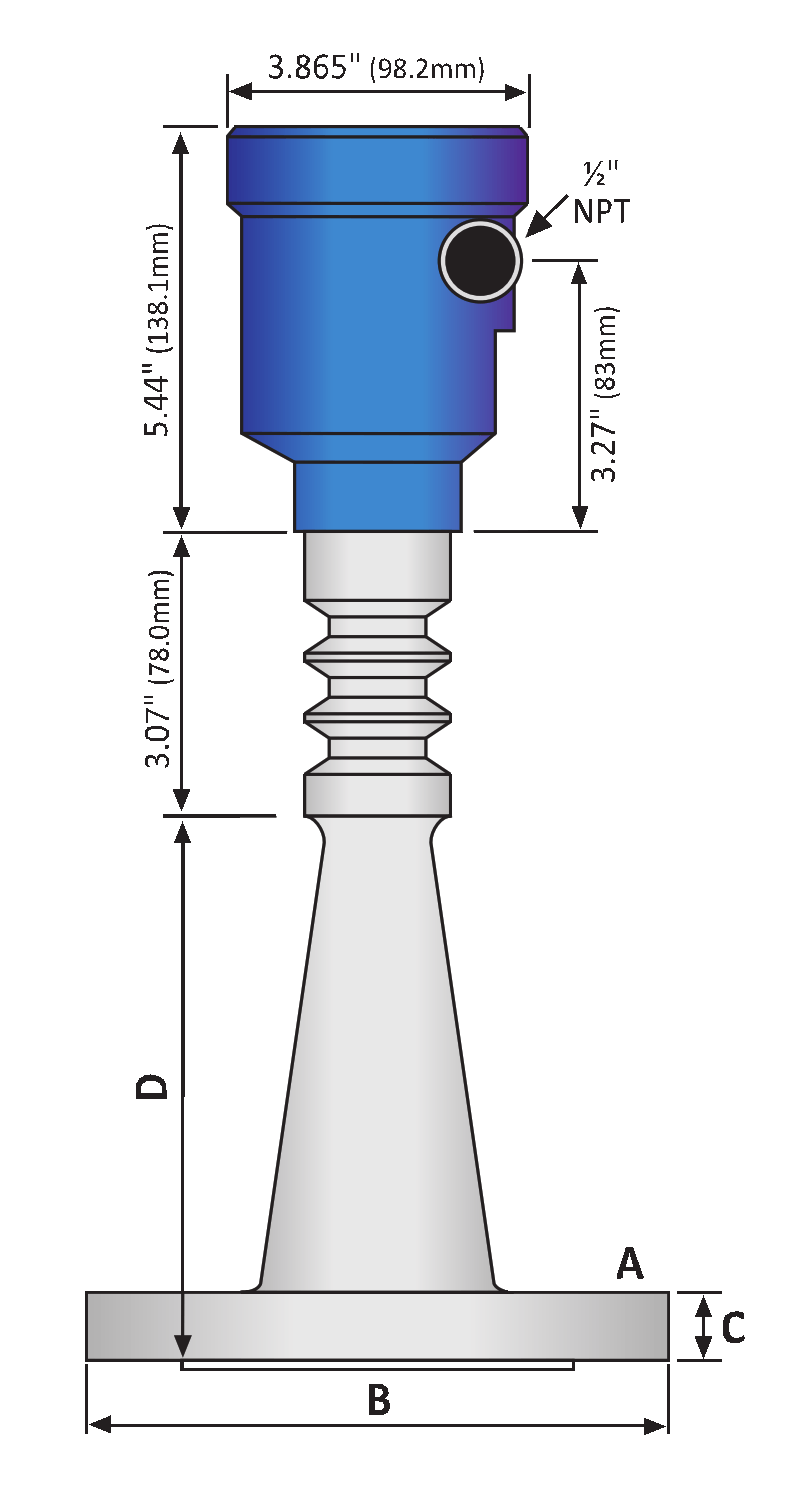 Flowline :: LR20 | EchoPulse Radar Liquid Level Sensor Transmitter
