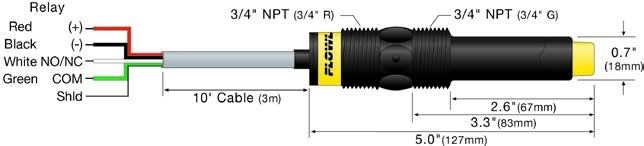 Flowline :: LP15 | Switch-Tek Capacitance Liquid Level Switch