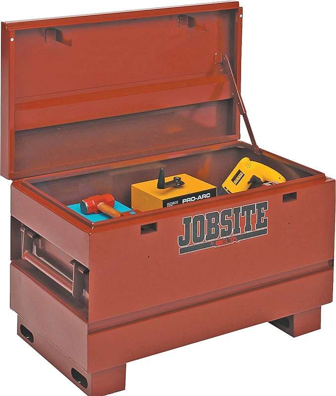 Delta Jobsite Series 636990 Heavy Duty Contractor Chest 9.3 cu ft 20 in OAW 23 3 4 in OAH 42 in OAD Steel Brown VORG1908789 CJB636990