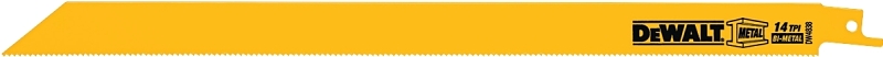 DEWALT DW4838 Reciprocating Saw Blade, 3/4 in W, 12 in L, 14 TPI # ...