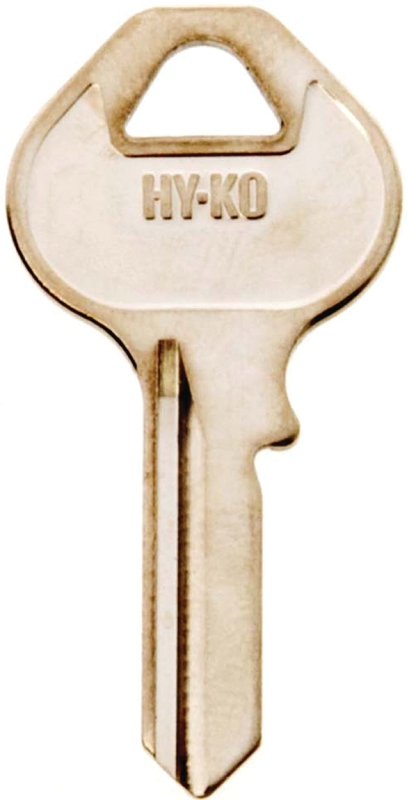 HY-KO PRODUCTS - Hy-Ko 11010M16 Key Blank, Brass, Nickel, For: Master ...