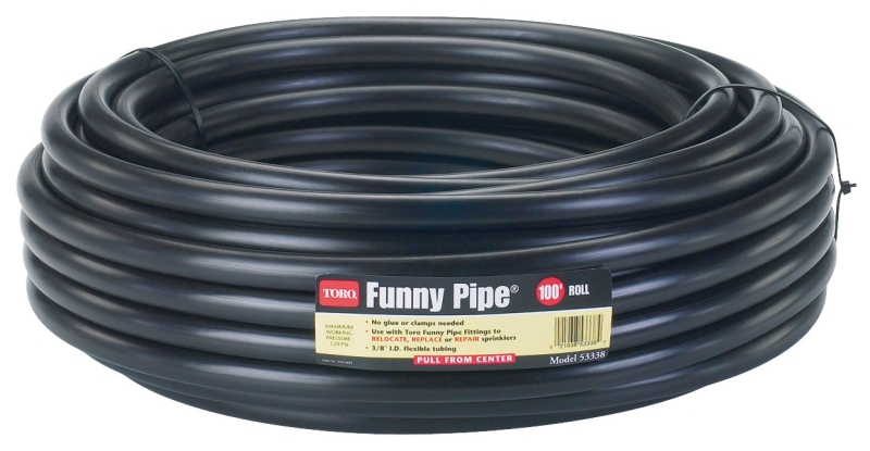 TORO - Toro 53338 Funny Pipe, 3/8 in, 100 ft L, Polyethylene, Black # ...