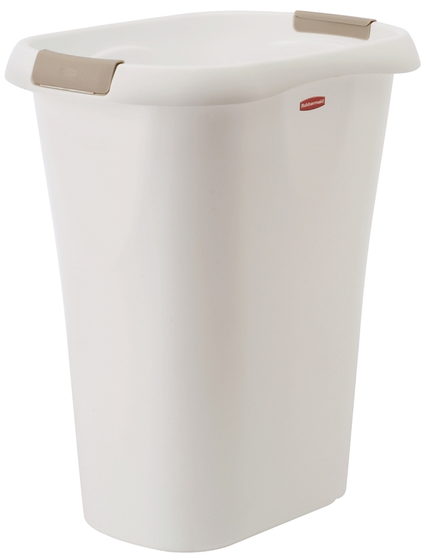 Rubbermaid 5L60 FG5L6000WHT Waste Basket, 32 qt Capacity, Plastic ...