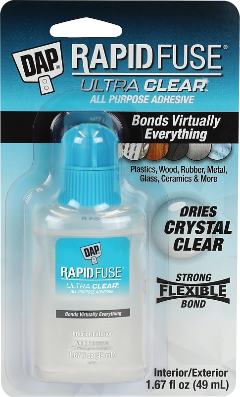 DAP - DAP RapidFuse 7079800180 All-Purpose Adhesive, Clear, 1.67 fl-oz ...