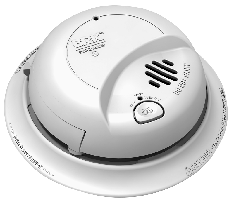 First Alert 9120B Smoke Alarm, 120 V, Ionization Sensor, 85 dB, White # ...