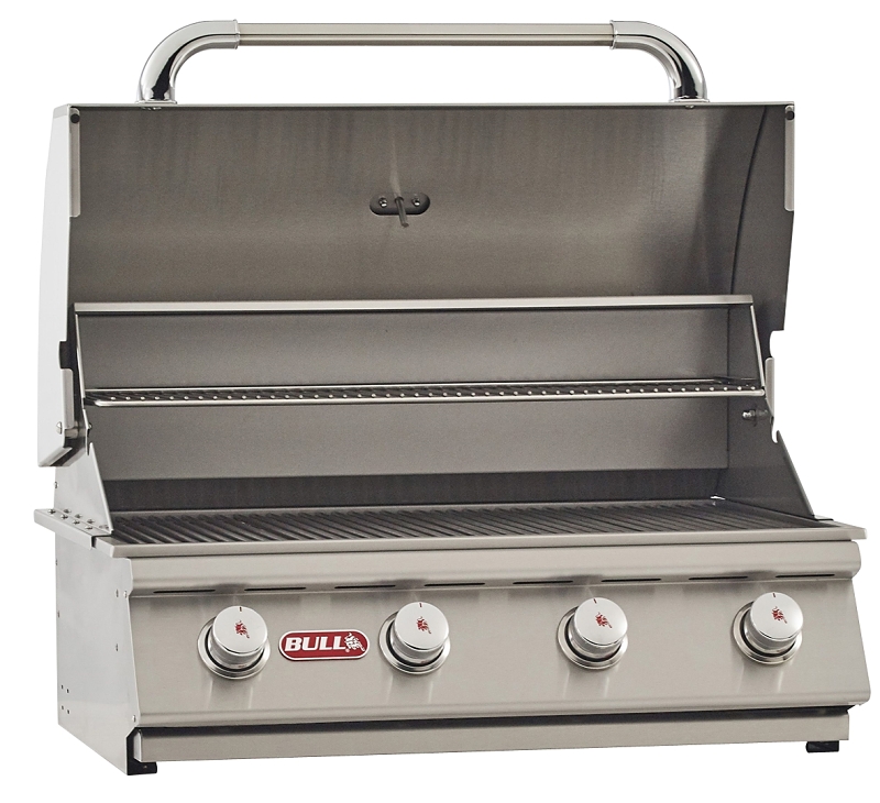 Bull Outlaw 26038 Gas Grill Head, 60000 Btu, LP, 4-Burner, 210 sq-in ...