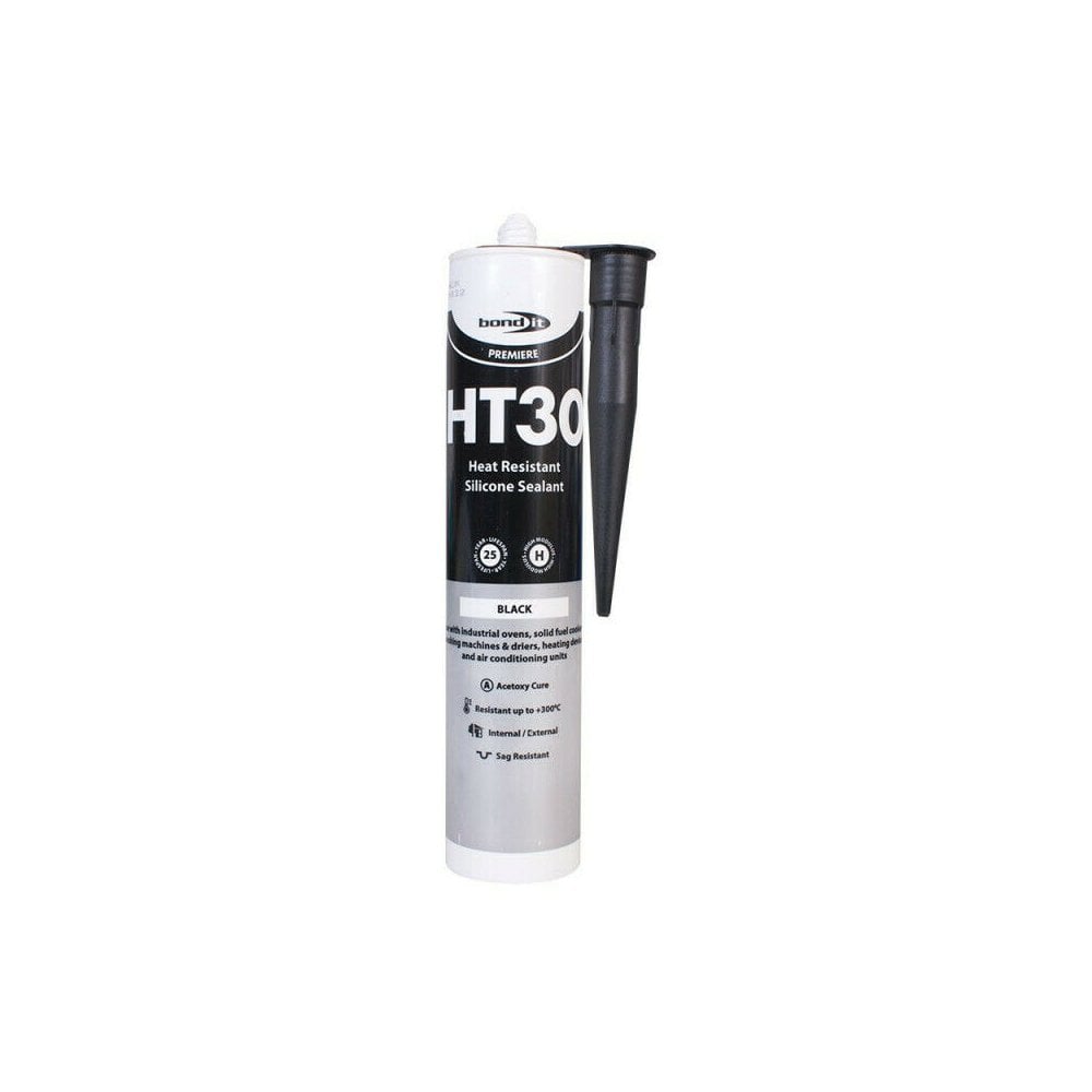 Bond It Black HT30 Heat Resistant Silicone (310ml) | JT Dove