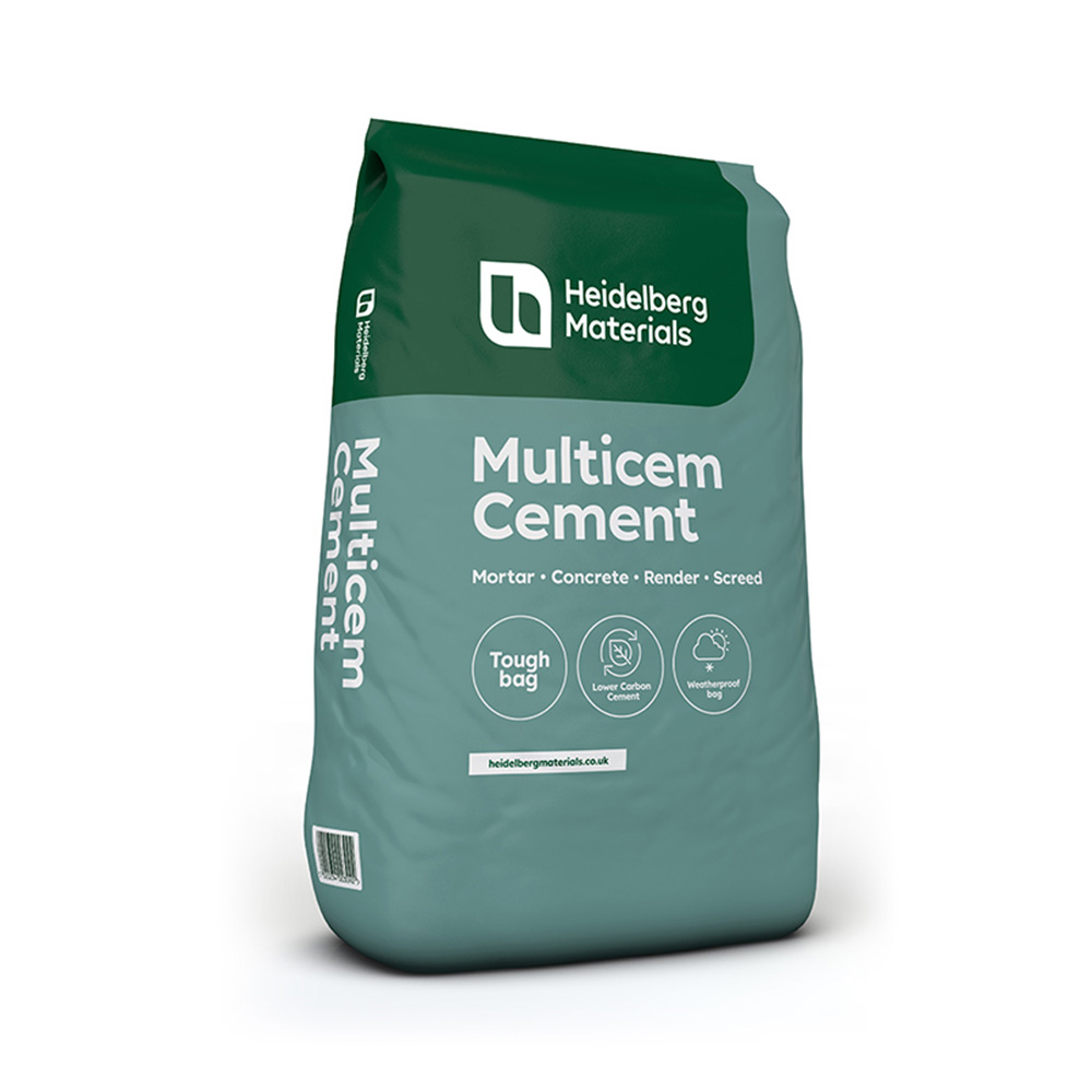Heidelberg Materials Multicem Cement In Tough Hybrid Paper Bag Hanson ...