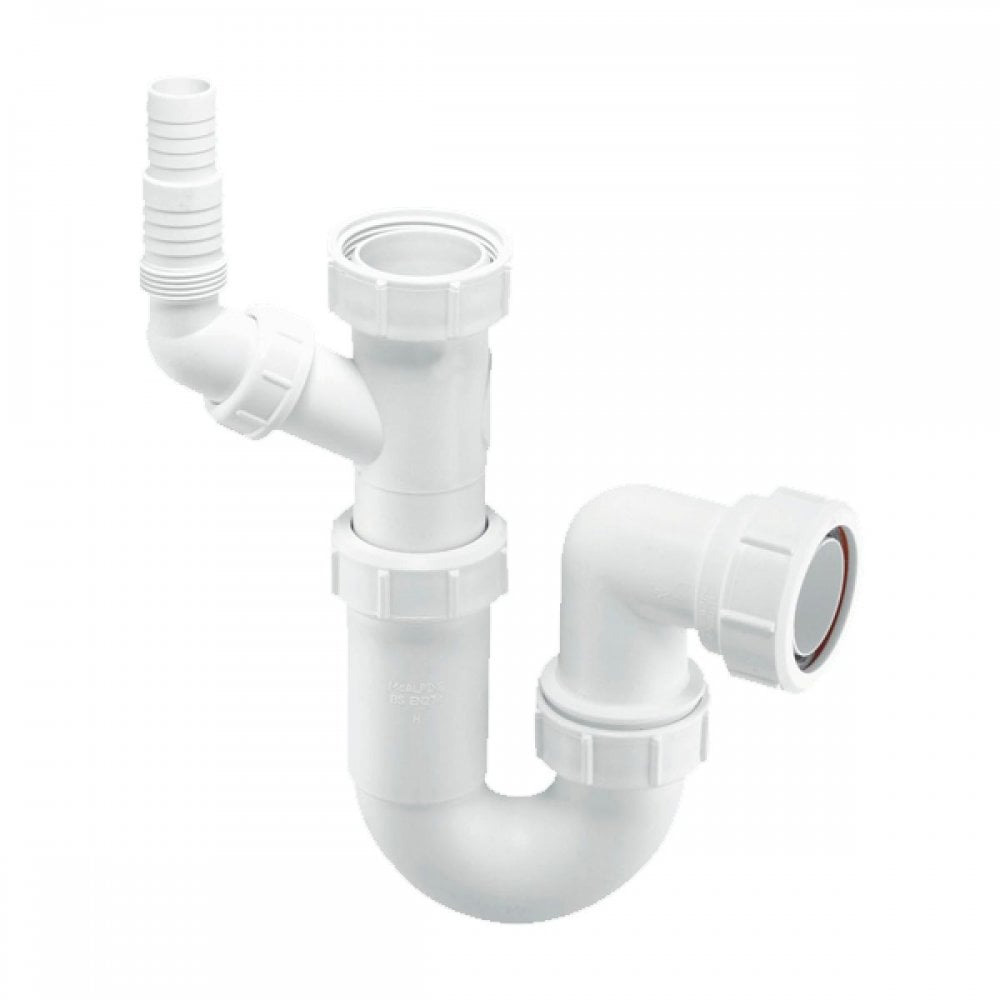 McAlpine Adjustable Kitchen Sink Trap with 135 Nozzle for Washing Machine Dishwasher 1 1 2 JT Dove