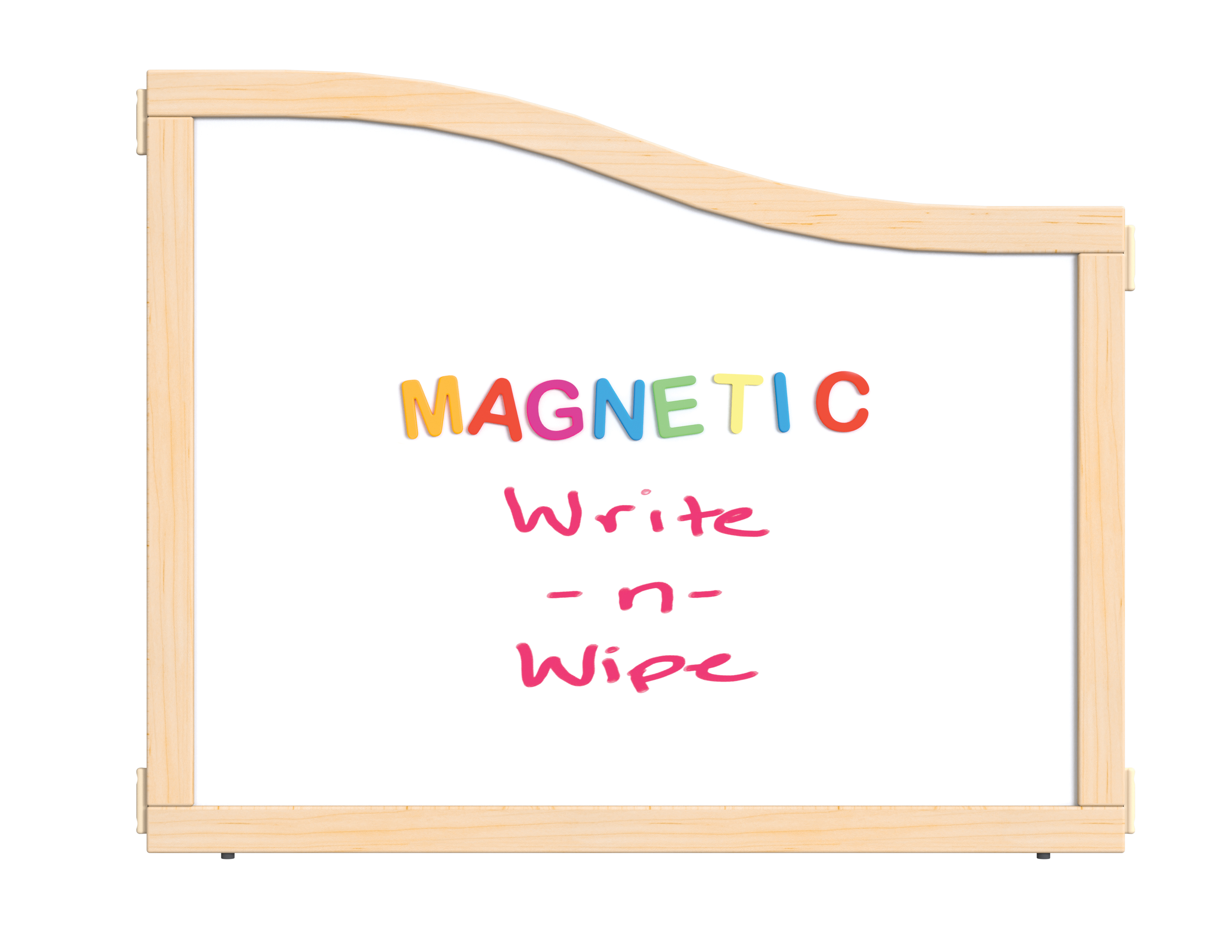 KYDZ Suite® Cascade Panel - E to T-height - 36" Wide - Magnetic Write-n ...