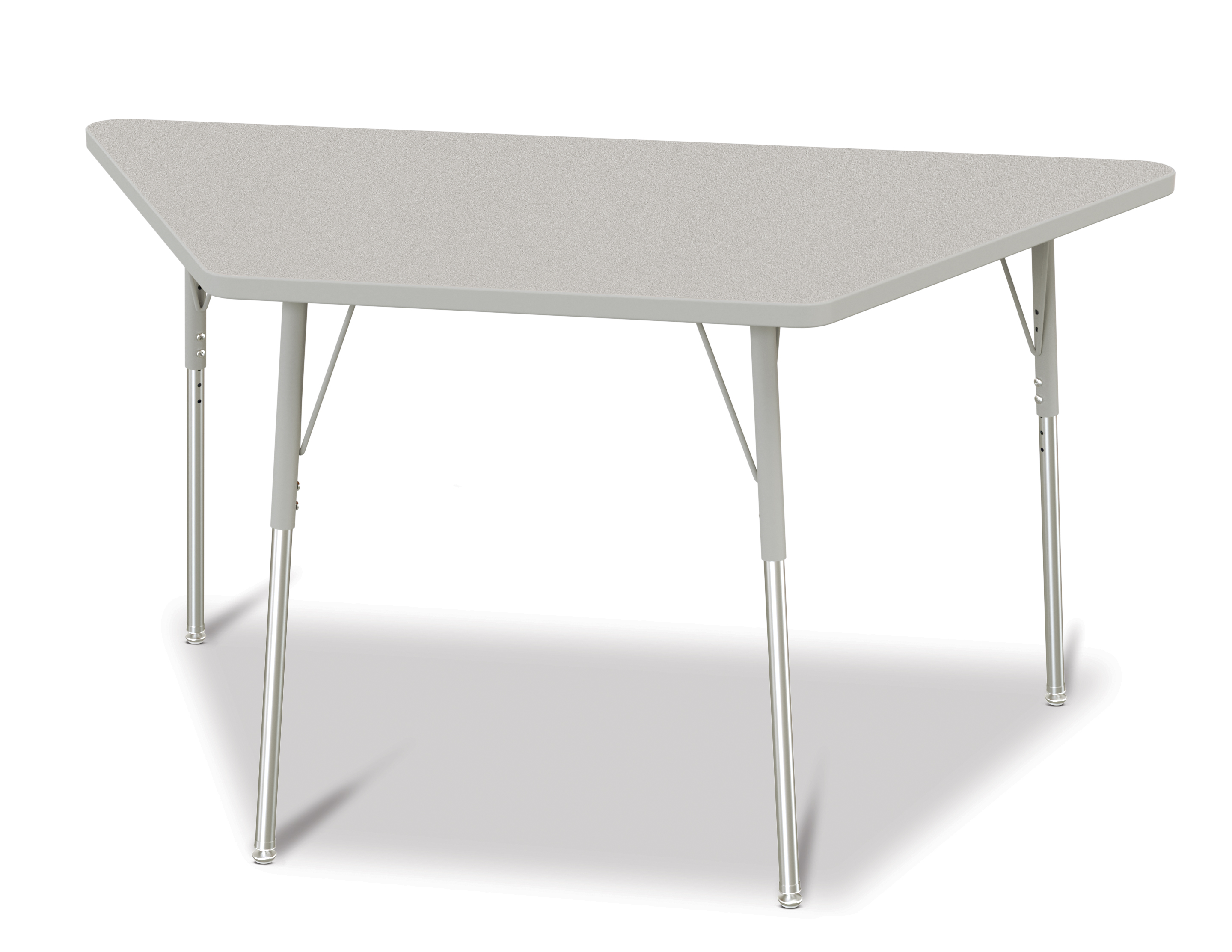 Berries® Trapezoid Activity Tables - 30" X 60", A-height - Freckled ...