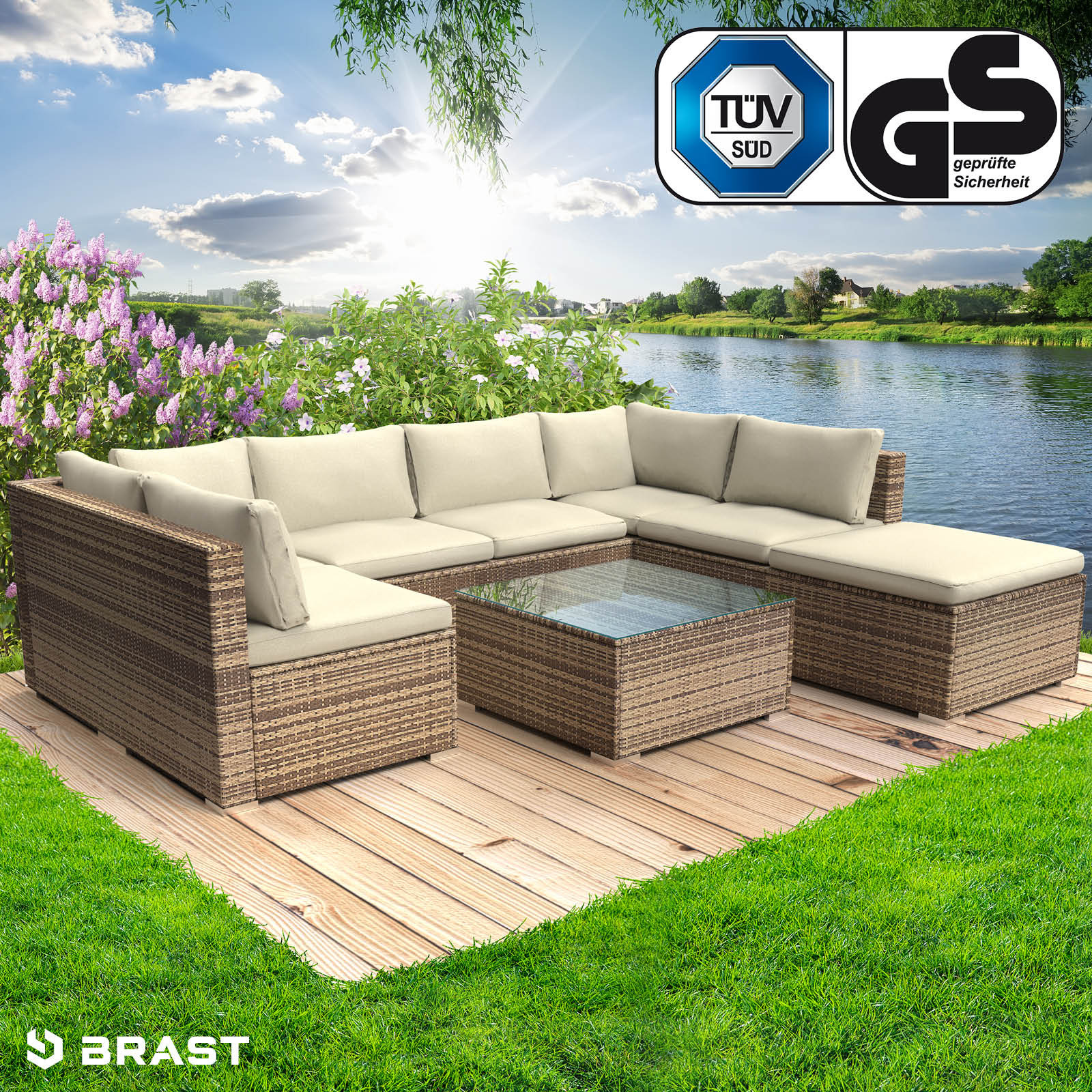 Rattan Lounge Ausverkauf