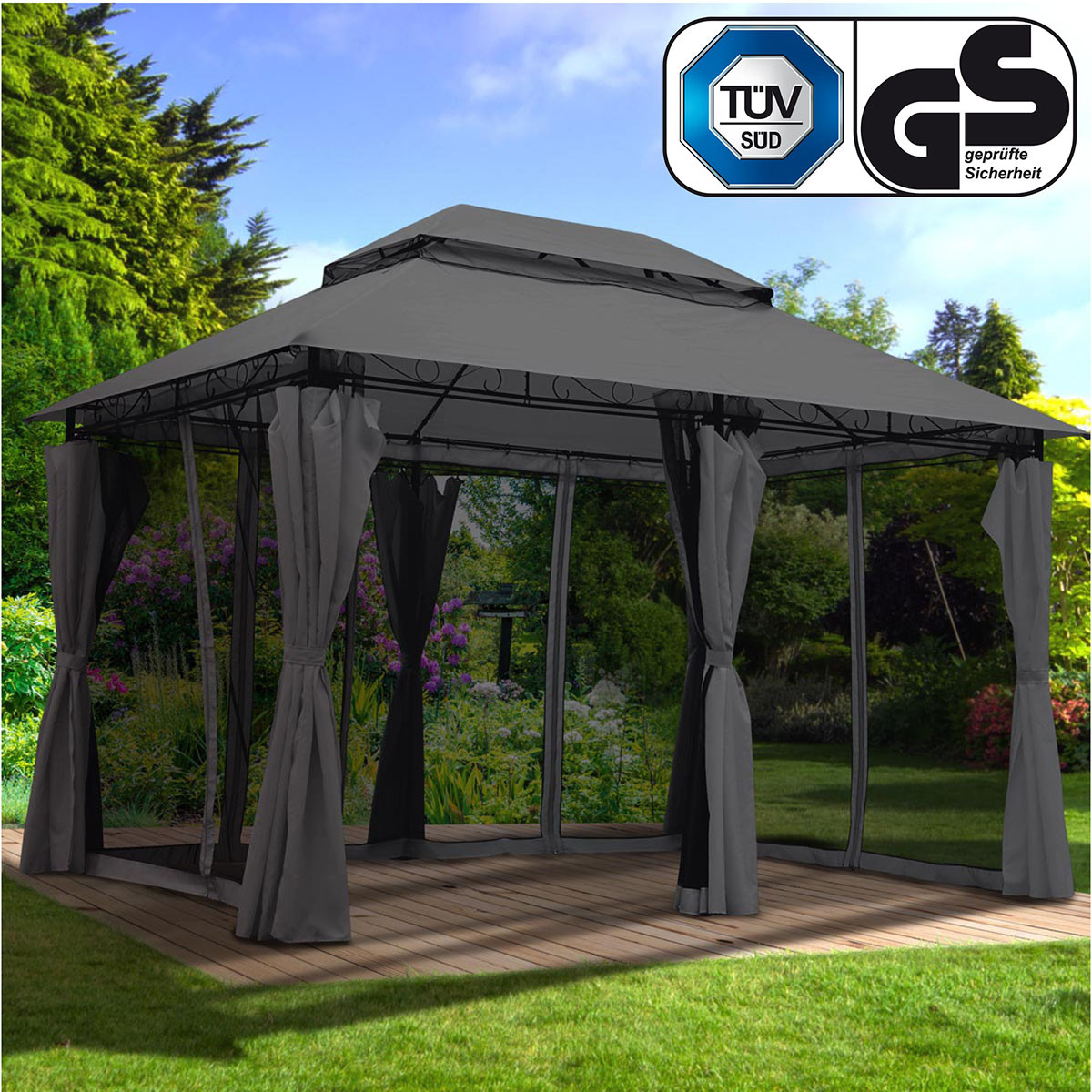 Fabelhafte Moskitonetz Fr Pavillon 3x4 Ebenbild