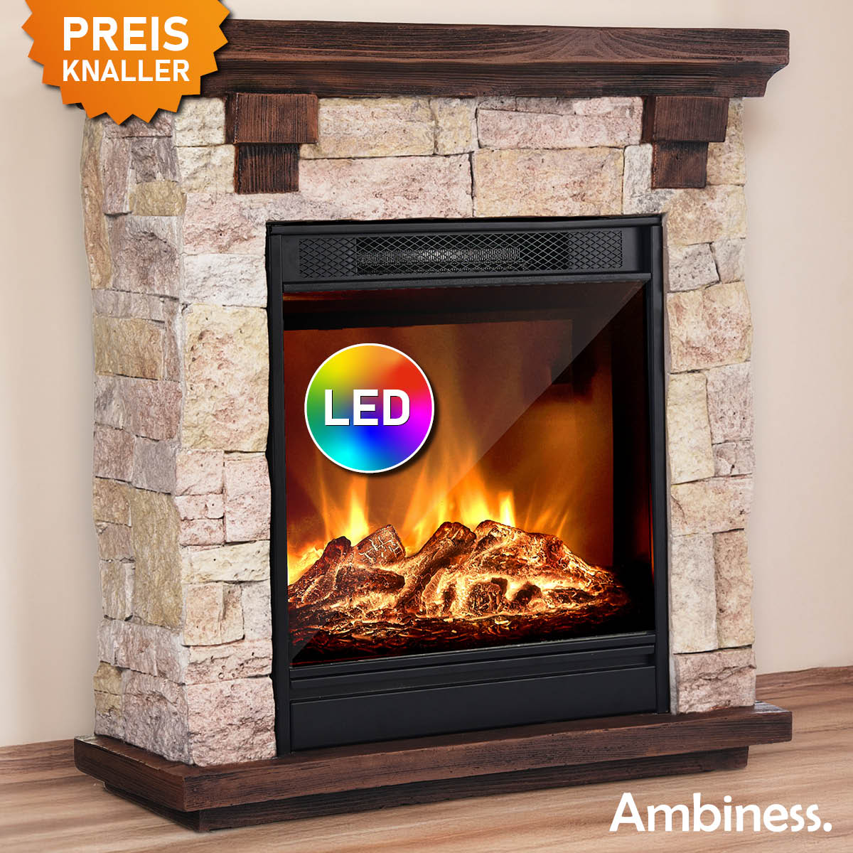 Ambiness Elektrokamin Terrano | brast24.de