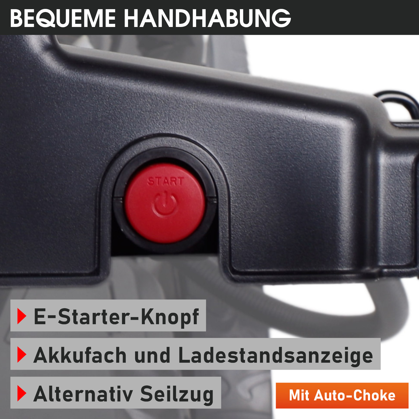 BRAST Benzin Rasenmäher 19224 ESTART SPEED | brast24.de