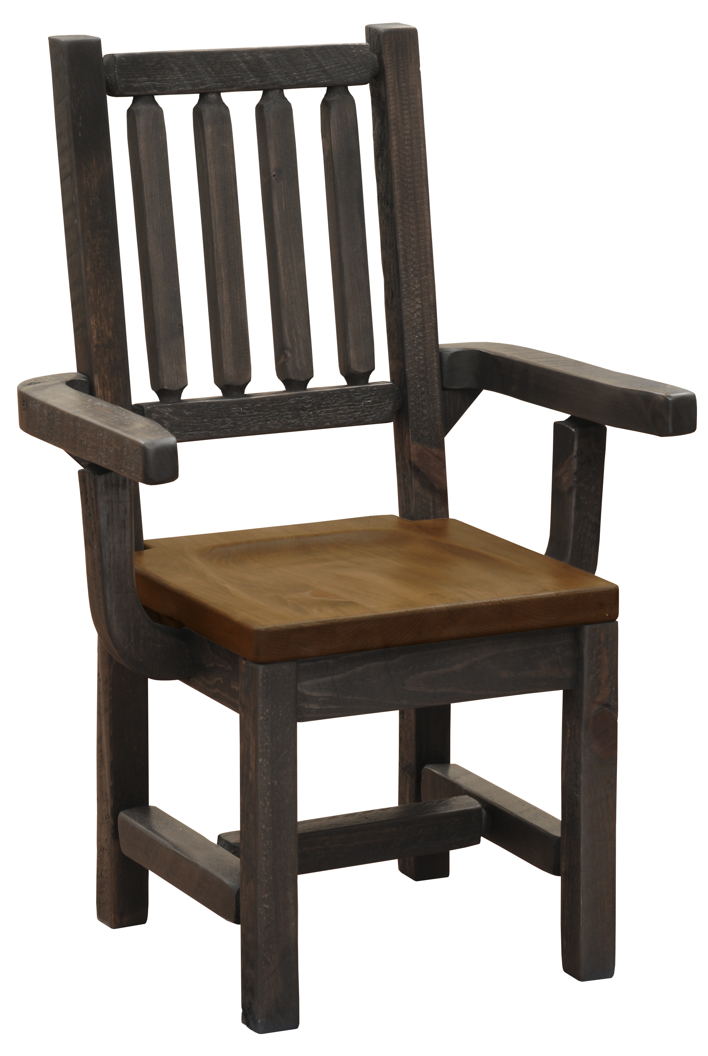 WoodShop Dining Arm Chair - Wood Seat - Gil's Furniture & Sleep Source