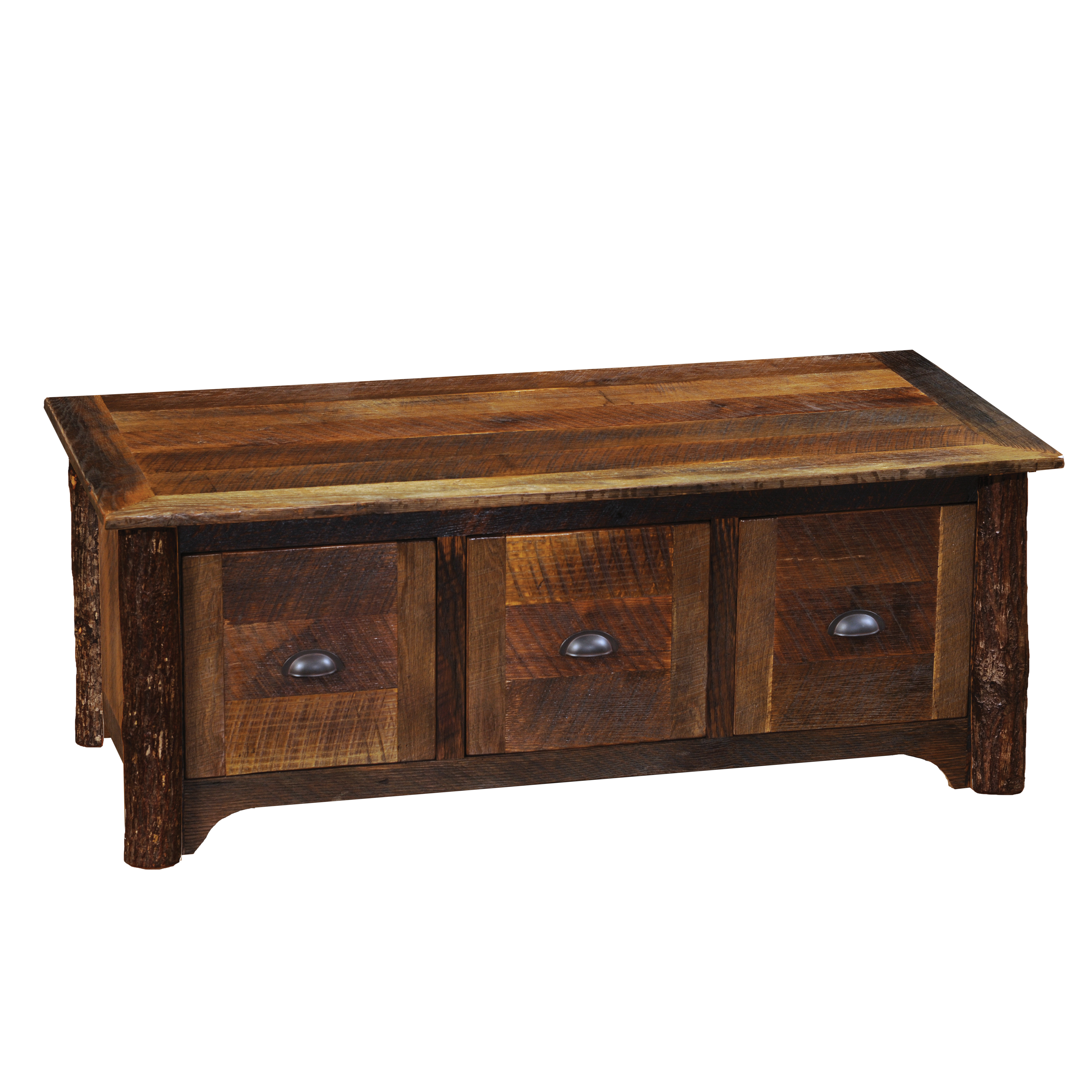 Appalachian Enclosed Coffee Table - Three Drawer - Gil's Furniture ...