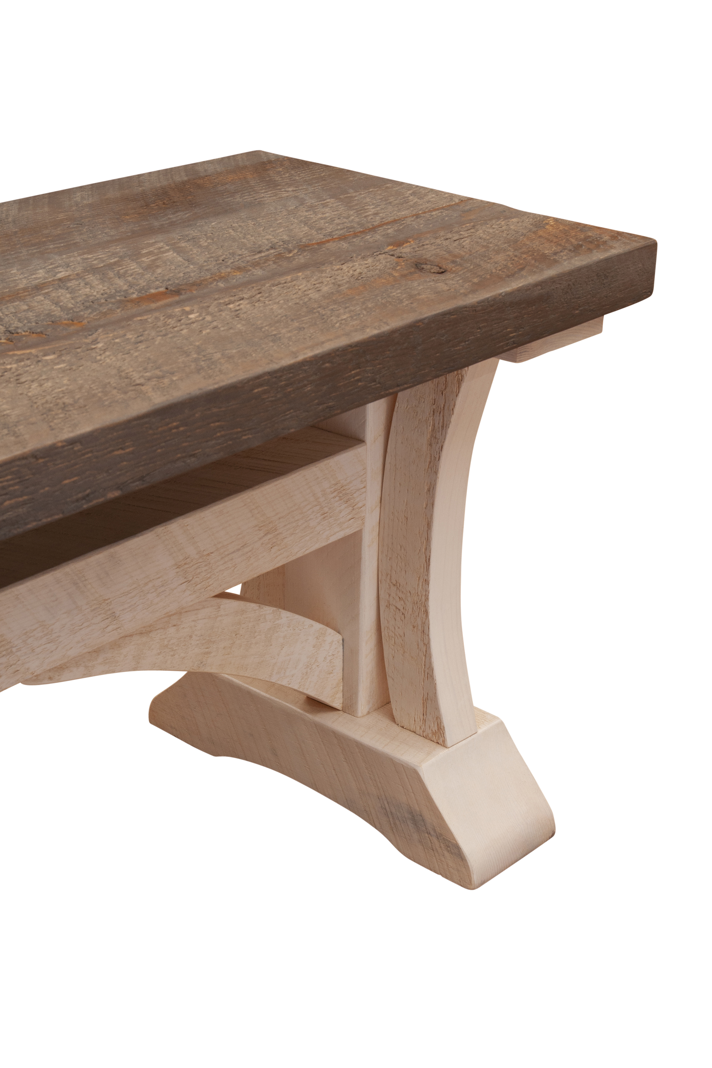 WoodShop 36-inch Chalet Bench - Upholstered Seat - Standard - Gil's ...