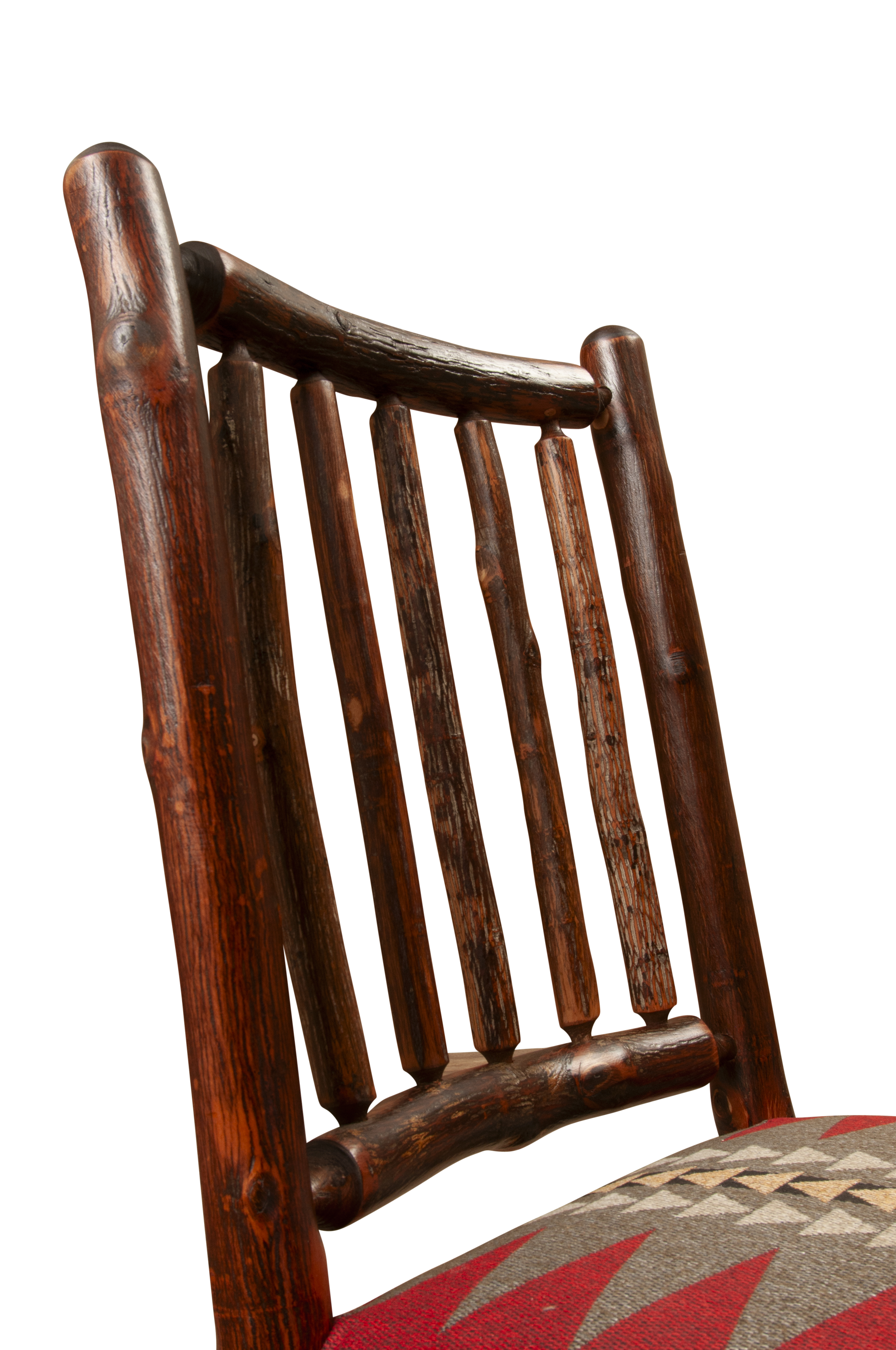 Hickory Spoke Back Side Chair - Upholstered Seat - Customer's Own ...