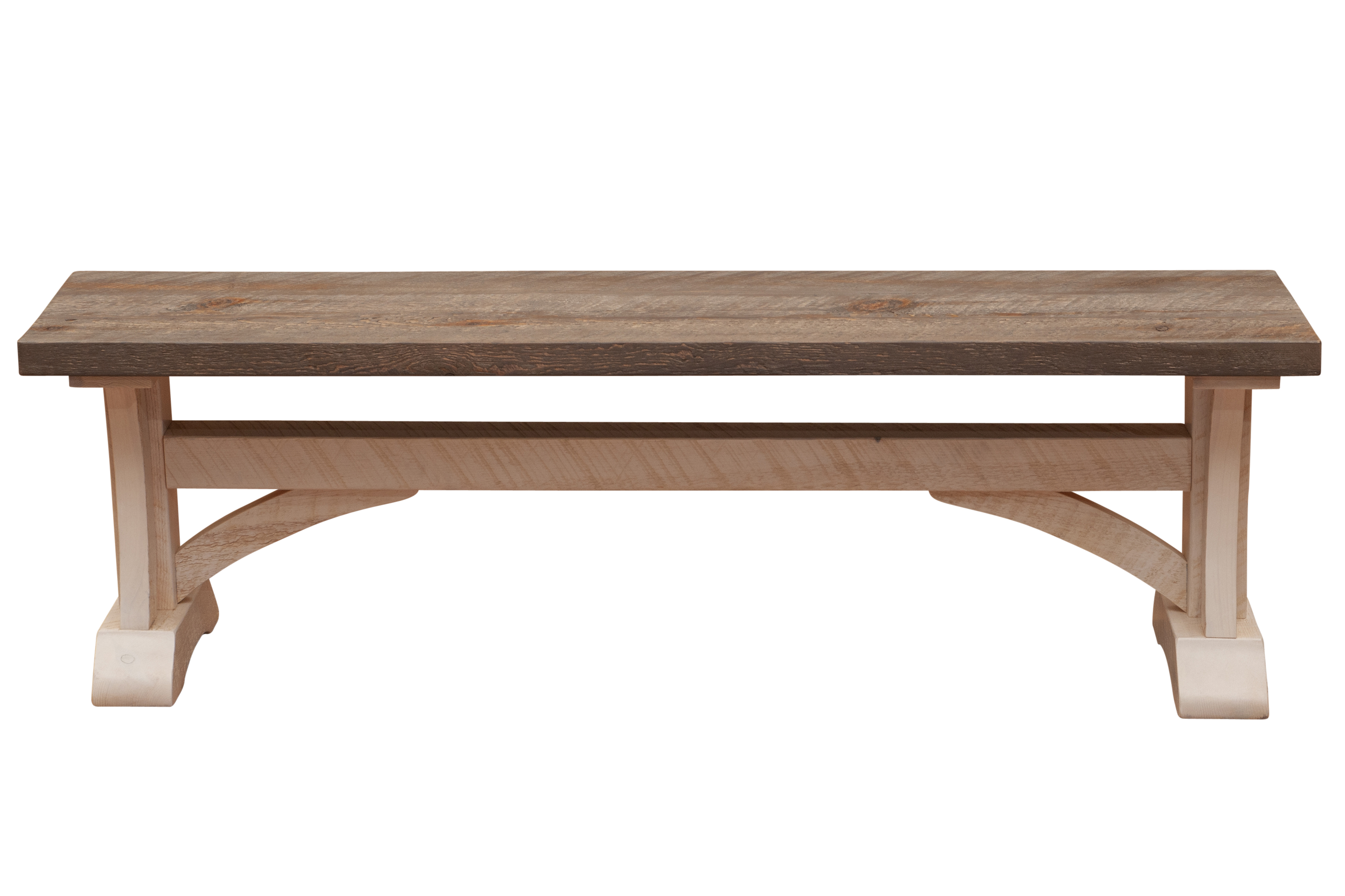 WoodShop 36-inch Chalet Bench - Upholstered Seat - Upgrade - Gil's ...