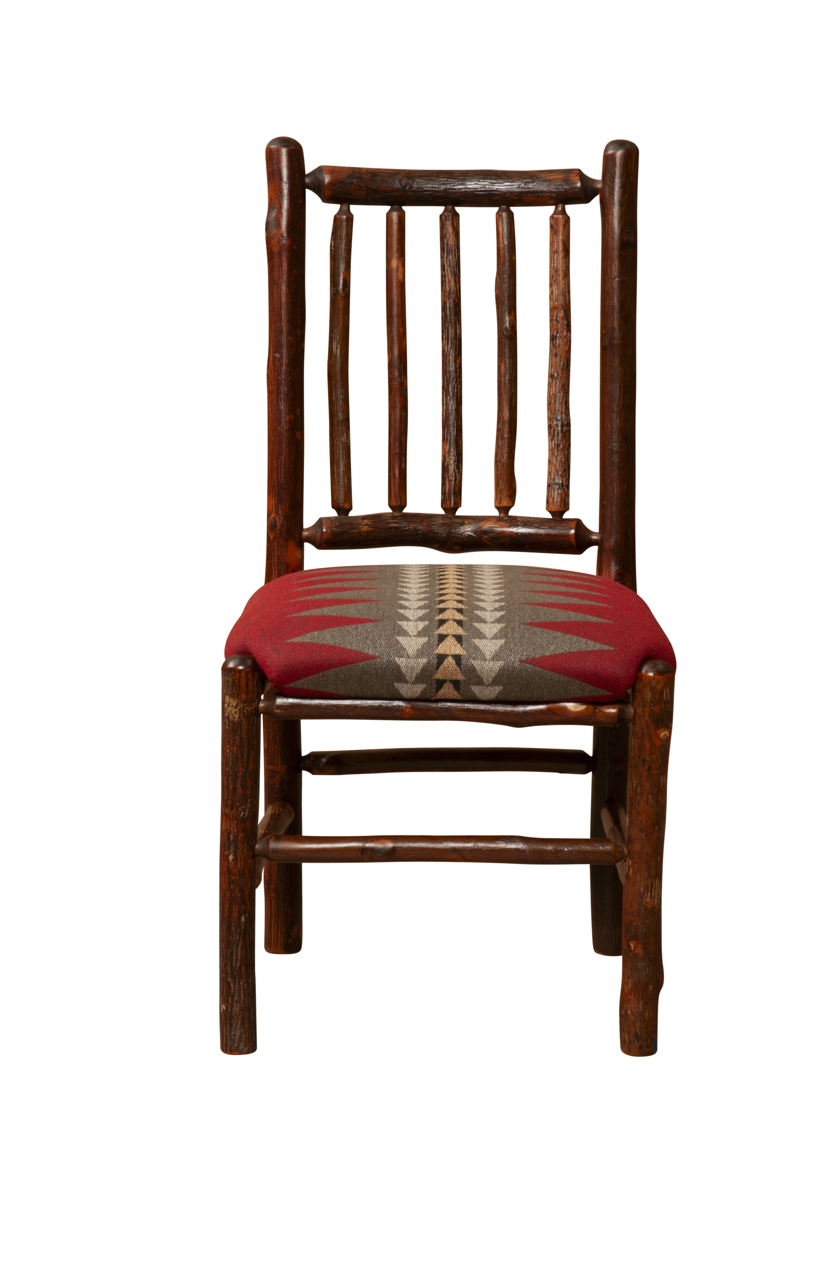 Hickory Spoke Back Side Chair - Upholstered Seat - Customer's Own ...