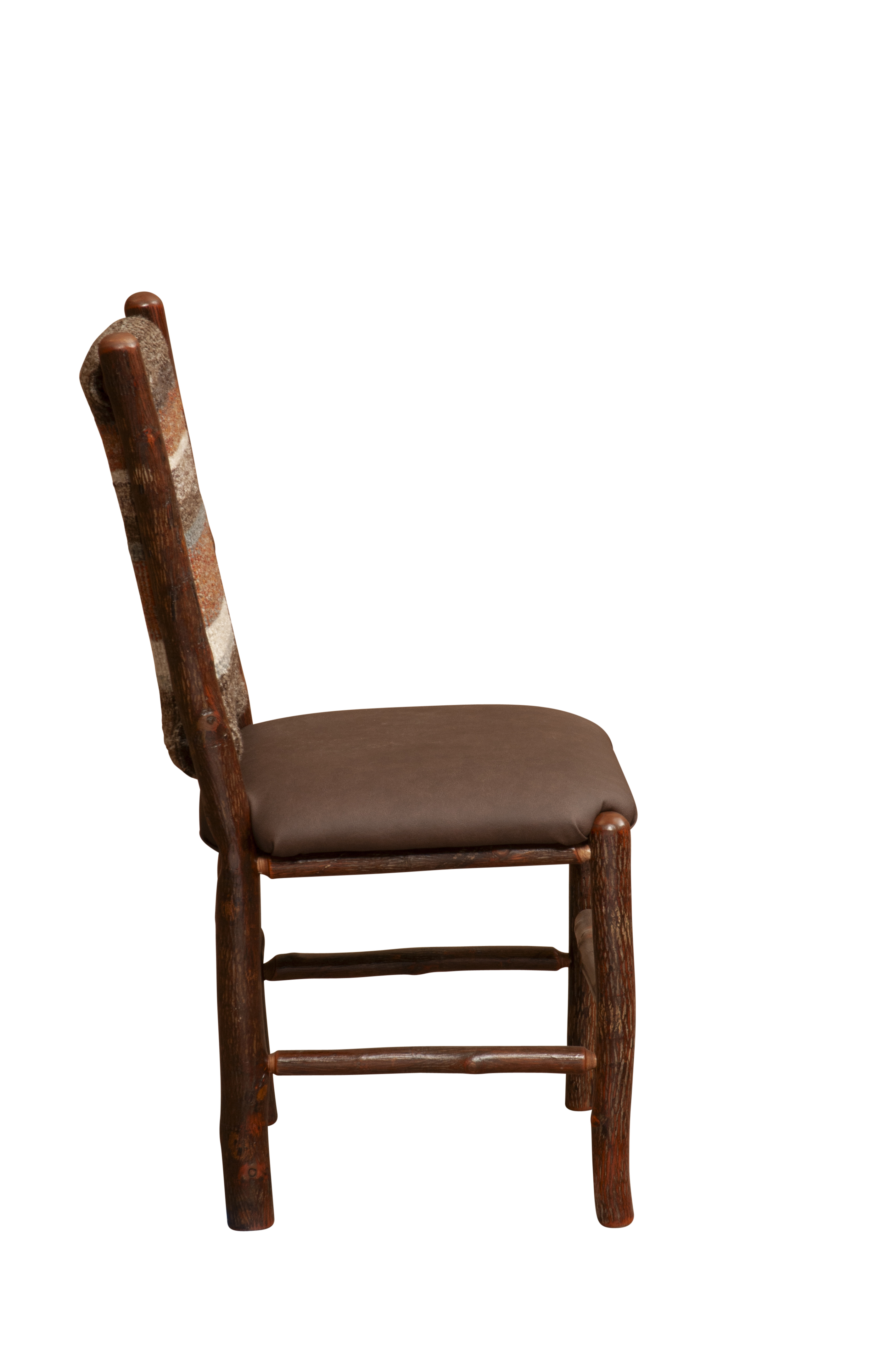 Hickory Upholstered Back Side Chair - Premium Fabric - Gil's Furniture ...