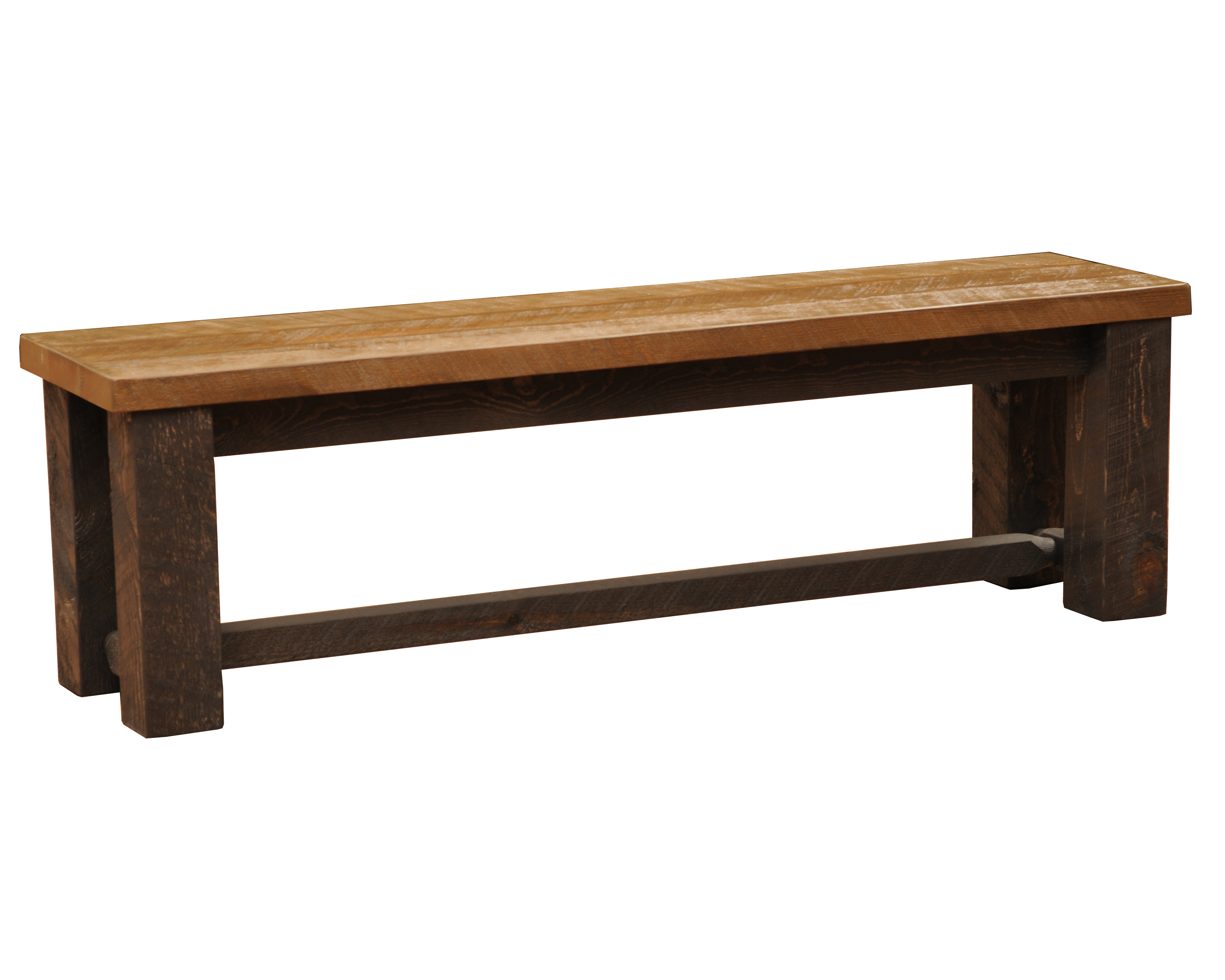 WoodShop 36-inch Mission Point Bench - Wood Seat - Gil's Furniture ...