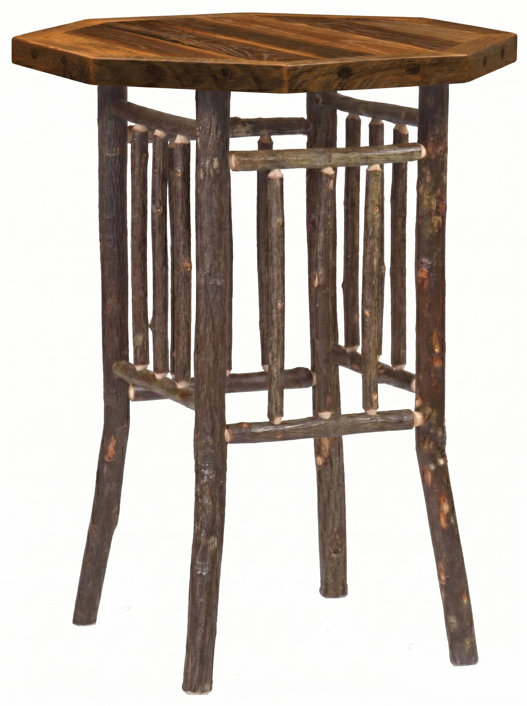 Appalachian Octagon Pub Table - 36-inch - Artisan Top - Gil's Furniture ...