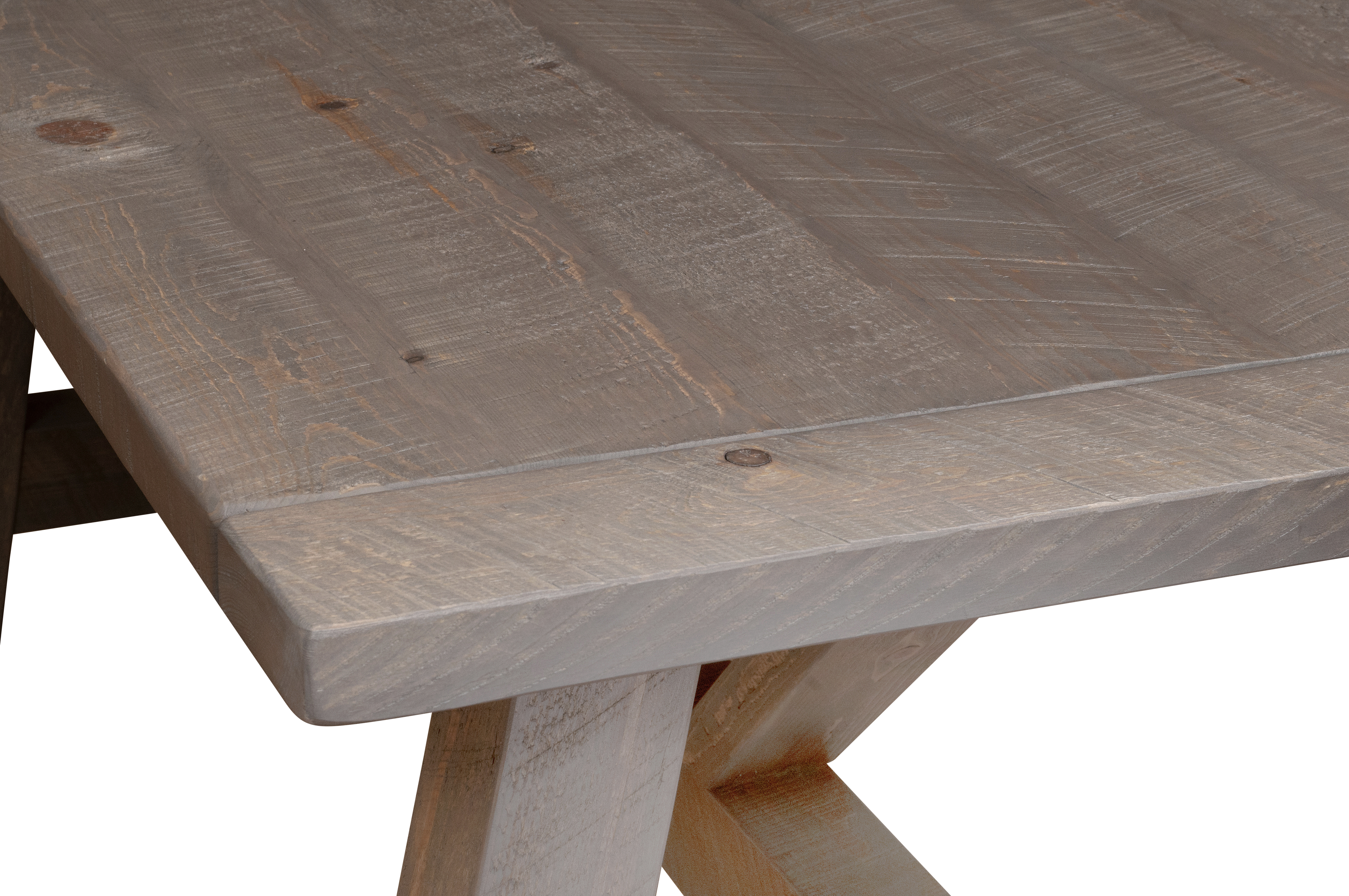 WoodShop Sawhorse Rectangle Dining Table - 6-foot - Armor - Gil's ...