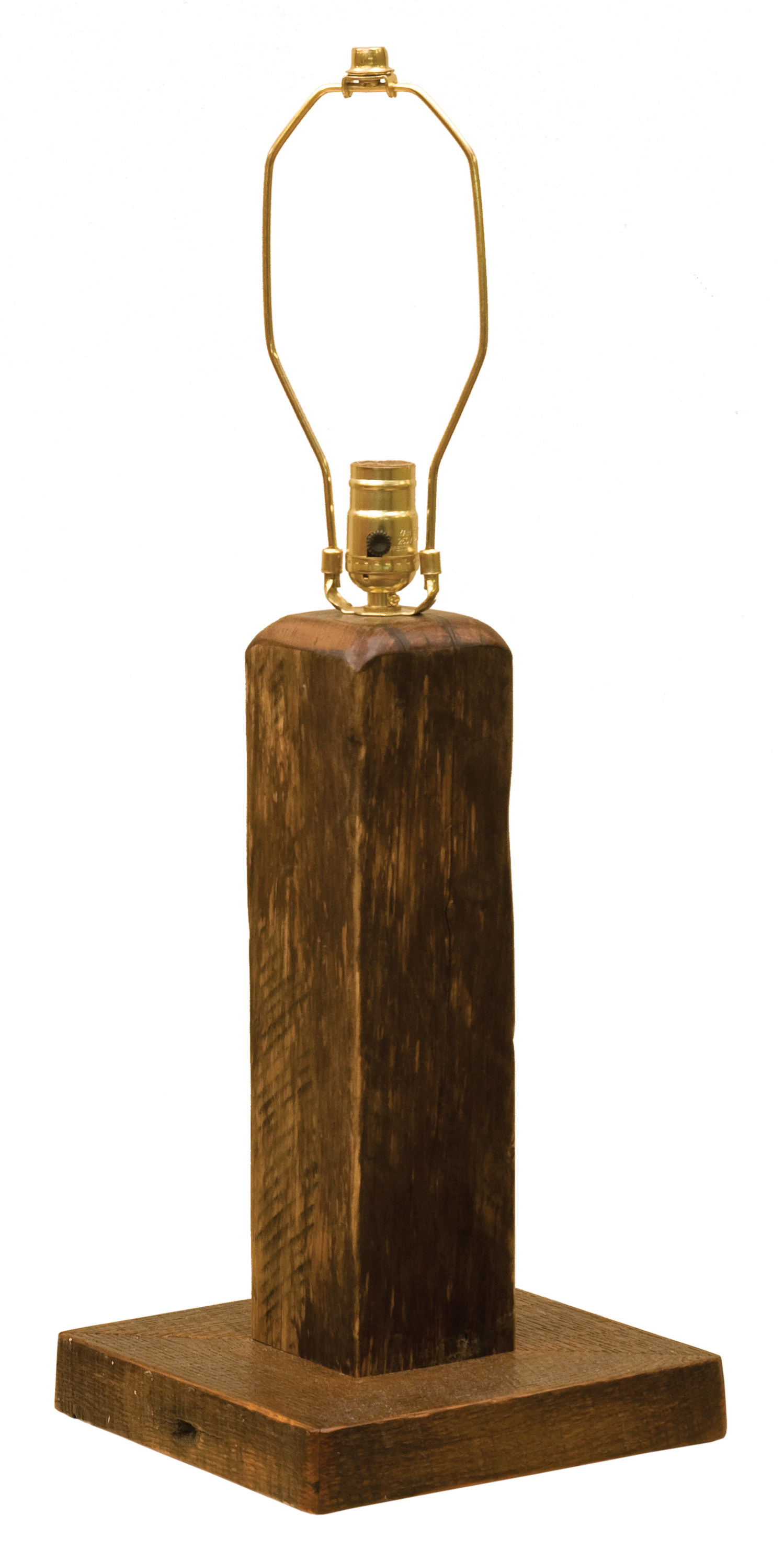 Barnwood Table Lamp without Lamp Shade - Gil's Furniture & Sleep Source