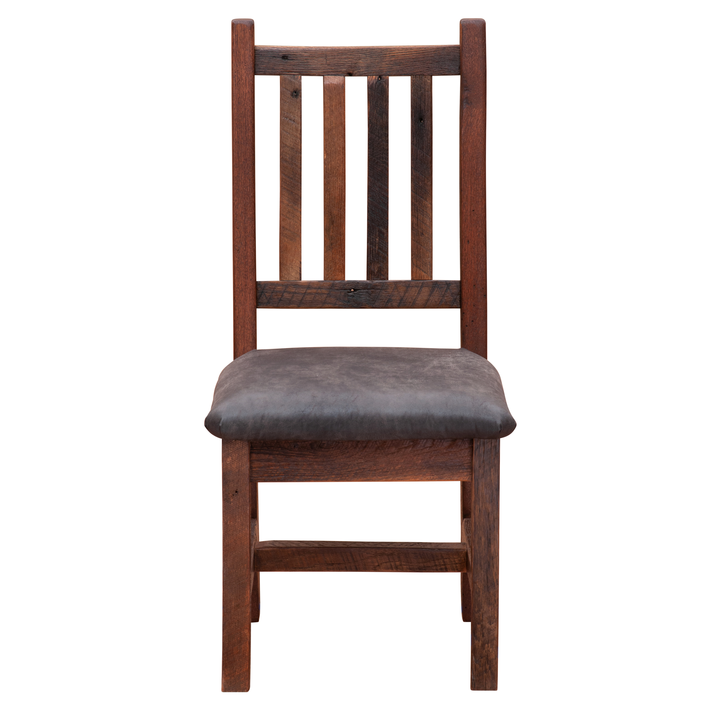 Barnwood Prairie Dining Side Chair - Upholstered Seat - Standard Fabric ...