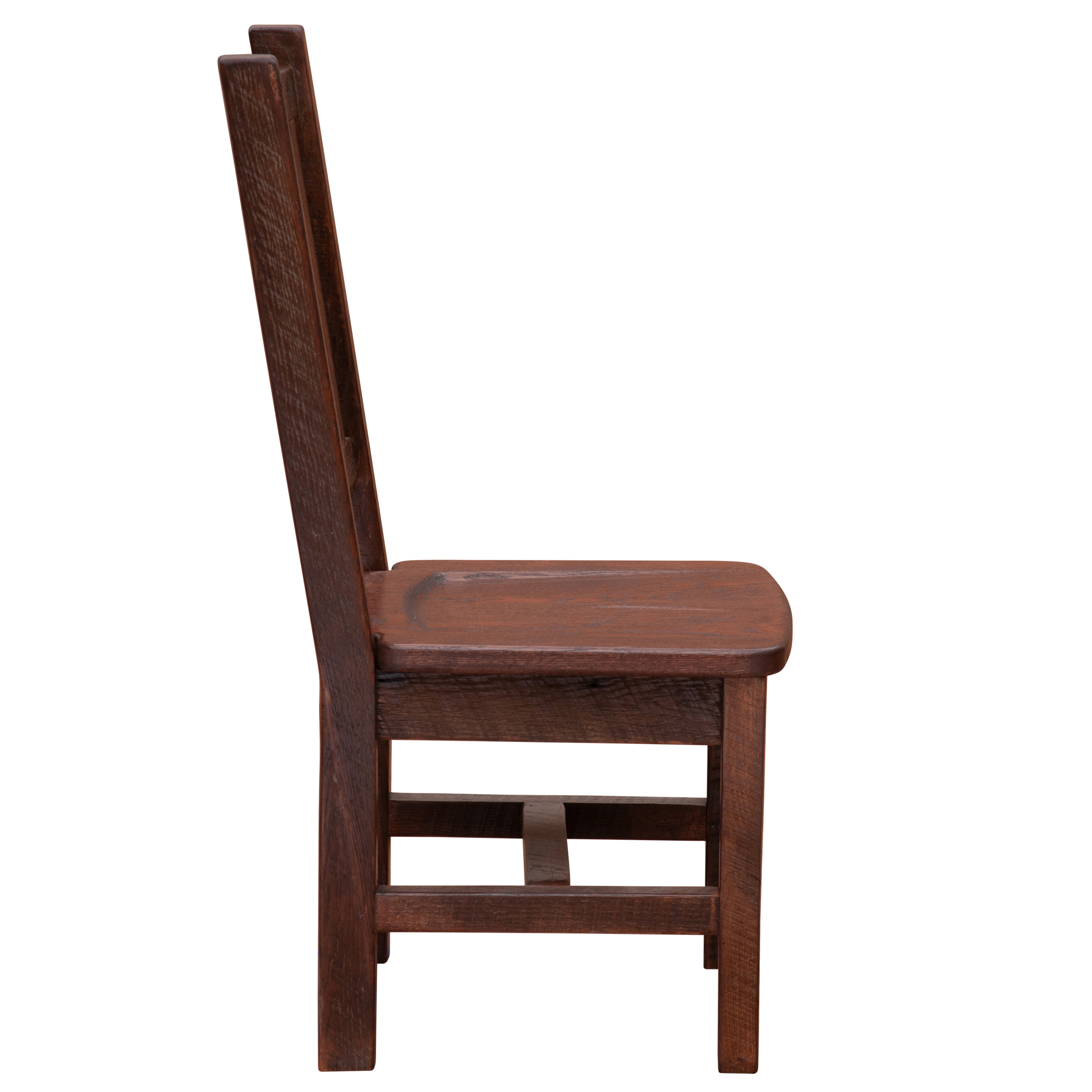 Barnwood Prairie Dining Side Chair - Antique Oak Seat - Gil's Furniture ...