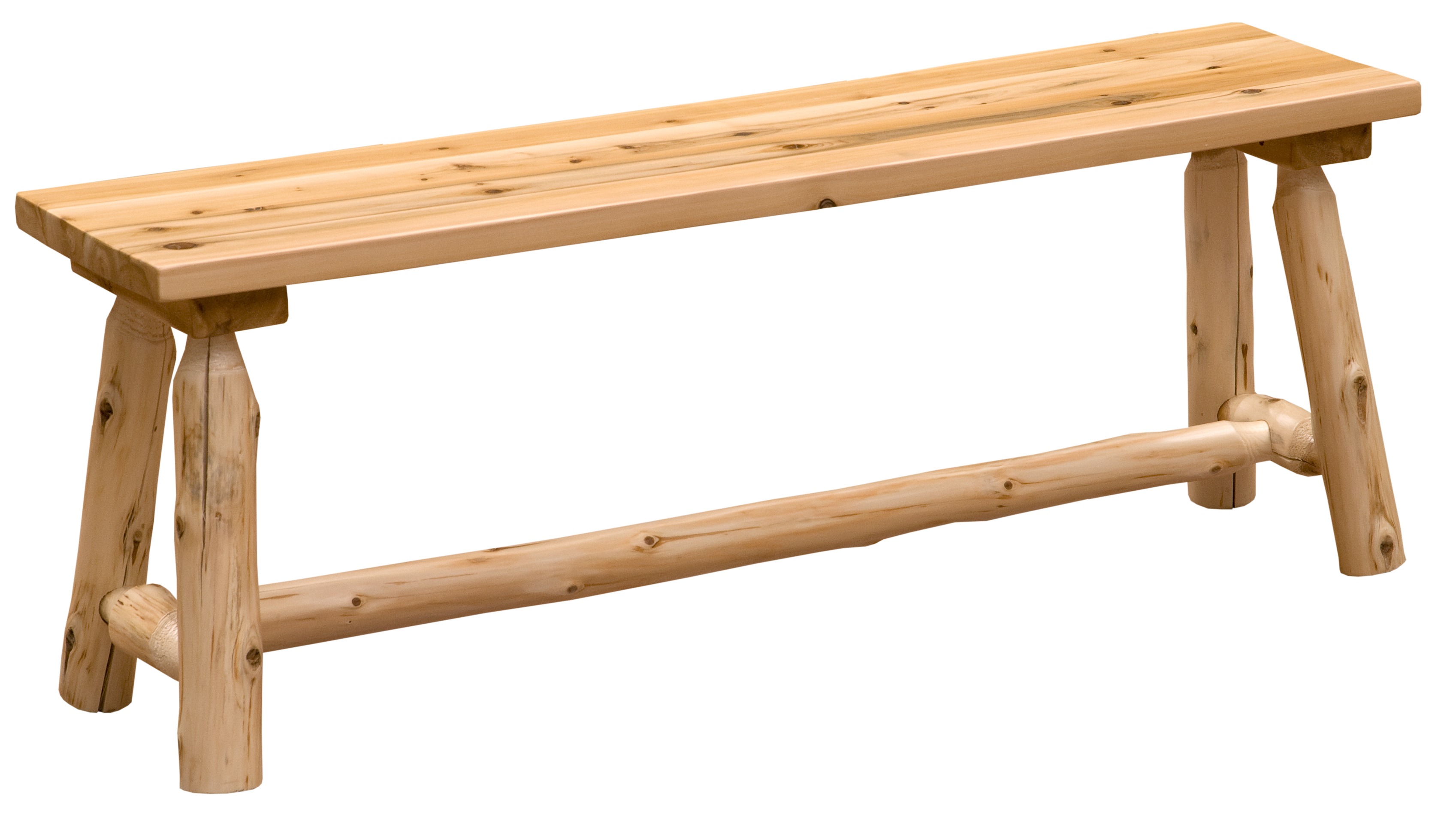 Voyageur 36-inch Bench - Wood Seat - Natural - Standard - Gil's ...