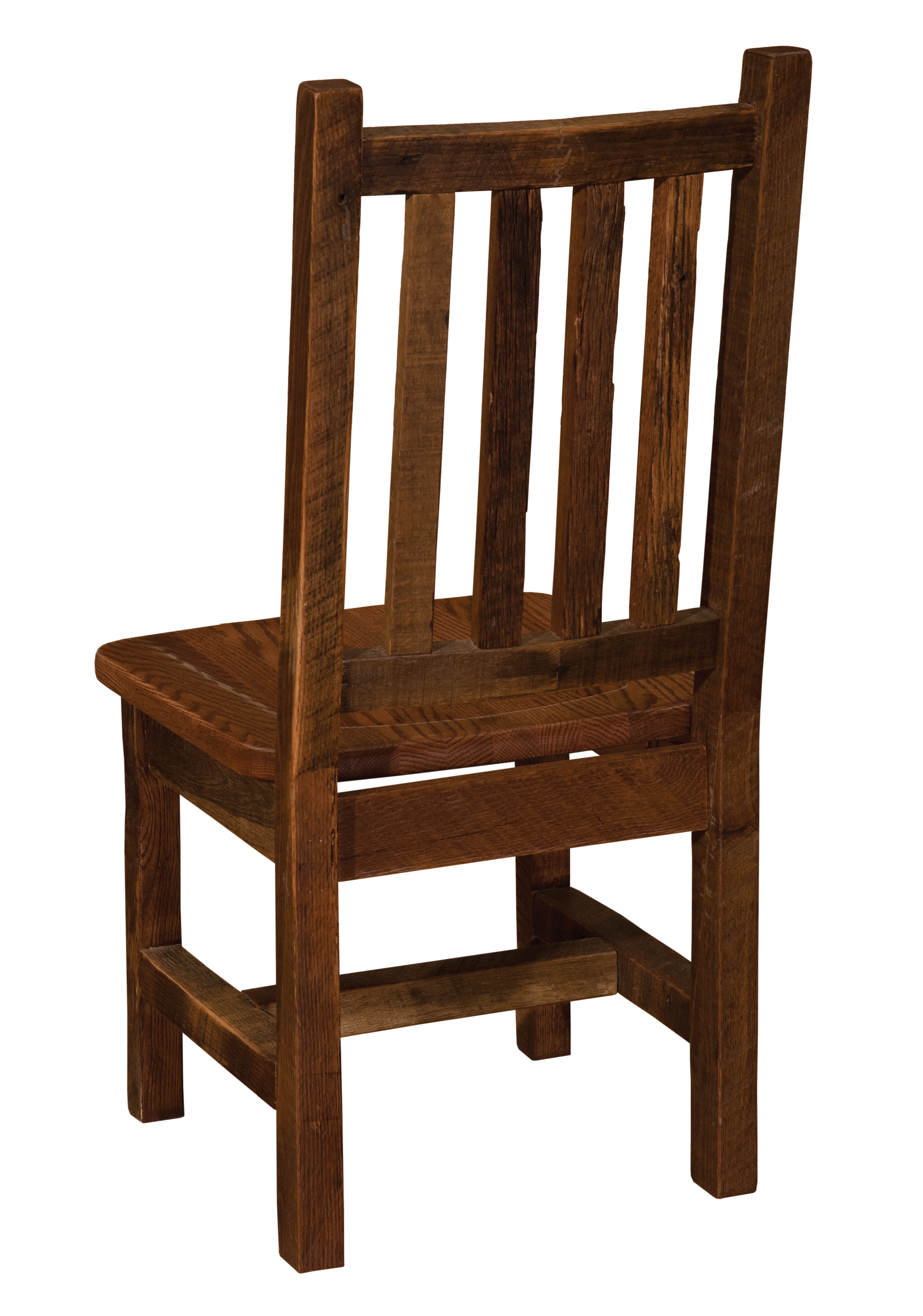 Barnwood Prairie Dining Side Chair - Antique Oak Seat - Gil's Furniture ...